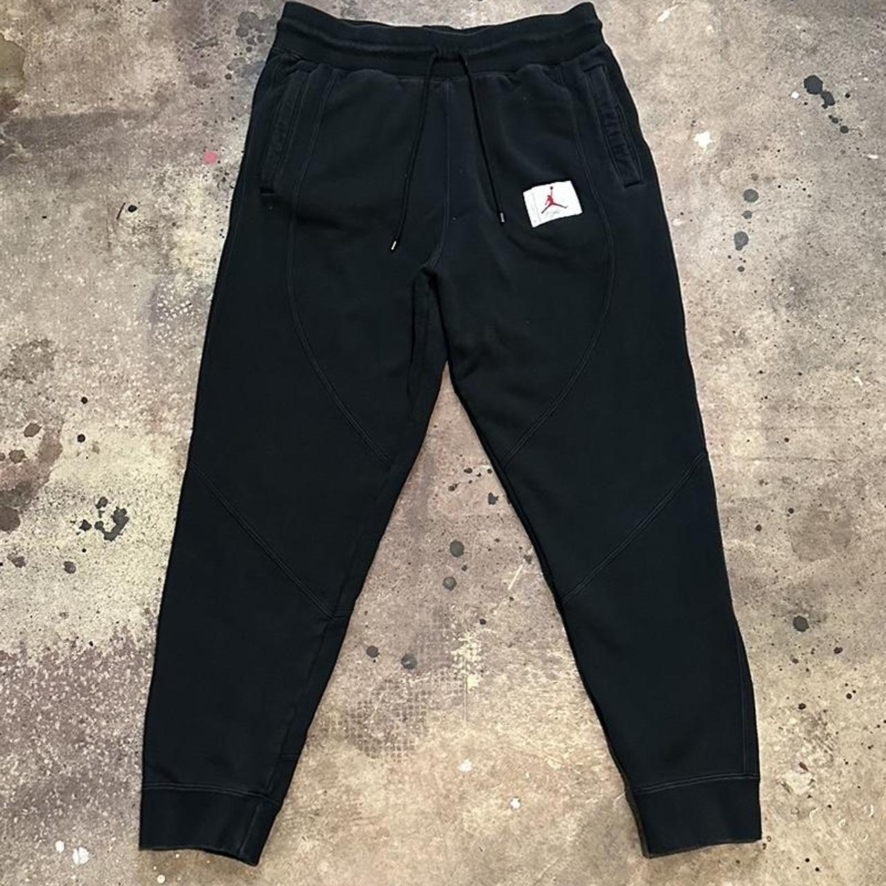 Mens Black Jordan Sweats No flaws, Size M 27” inseam - Depop