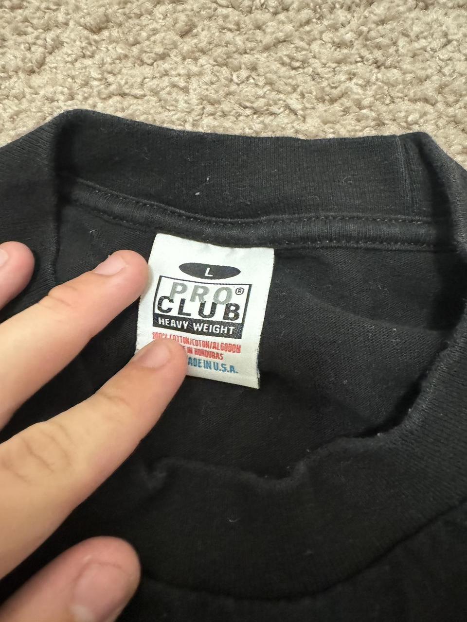 Black pro club Long sleeve Condition/ Like new... - Depop