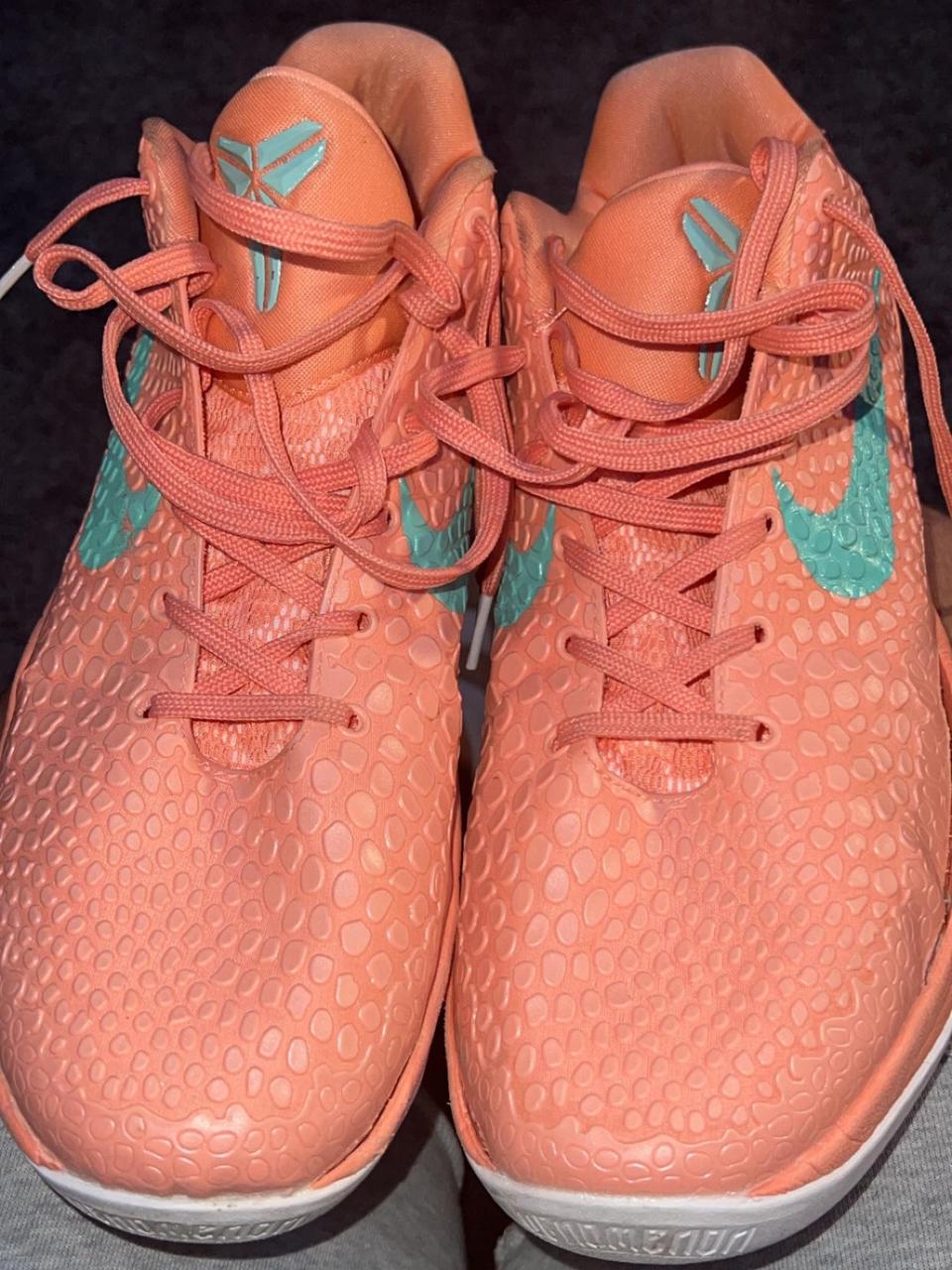 kobe 6 peach size 12 - Depop