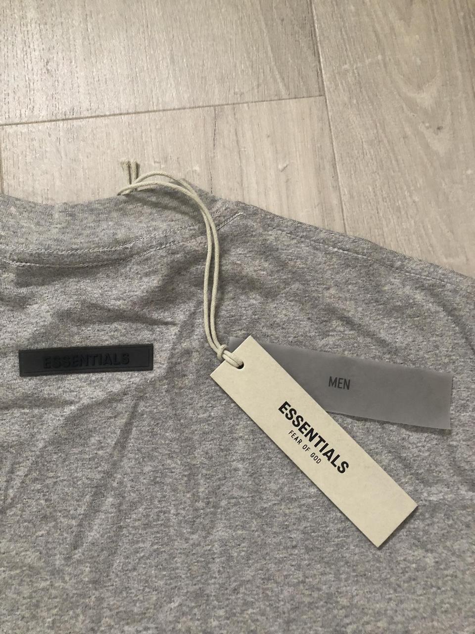 grey essentials tshirt S - Depop