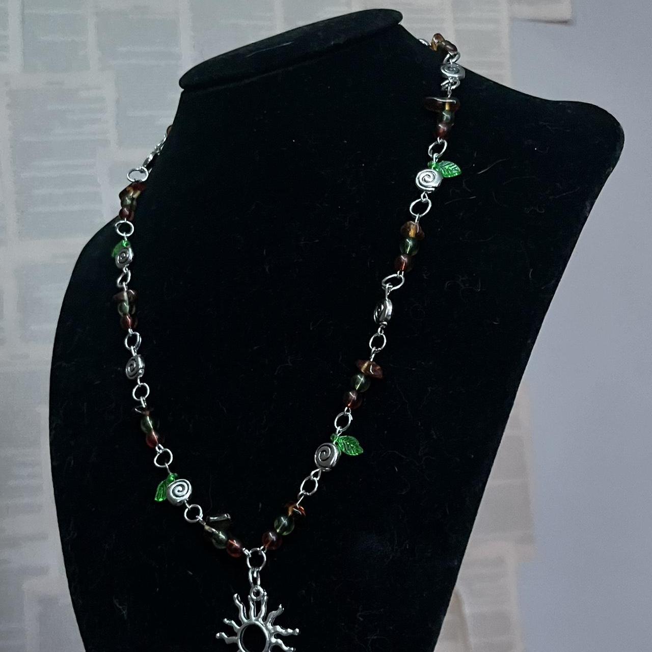 Earthy Cottagecore inspired handmade glass bead... - Depop