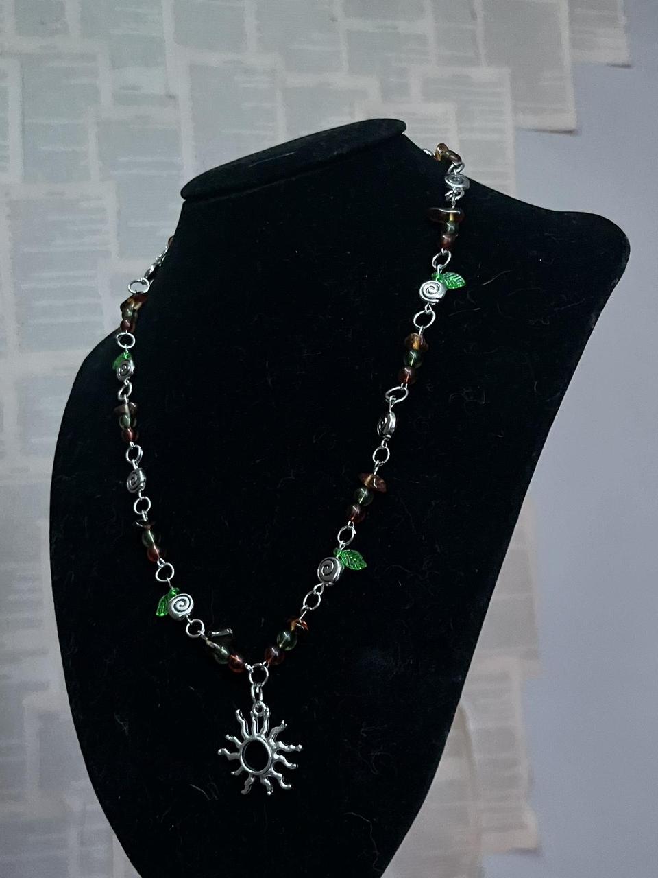 Earthy Cottagecore inspired handmade glass bead... - Depop