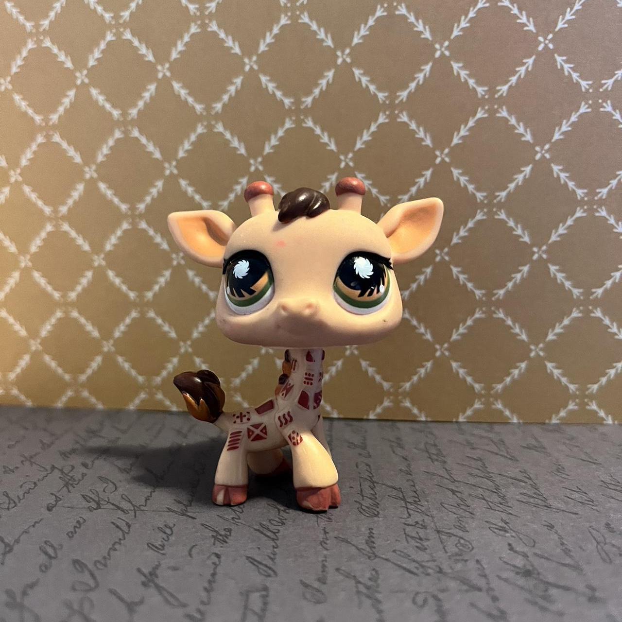 LPS giraffe, decent shape with minor blemishes #lps... - Depop