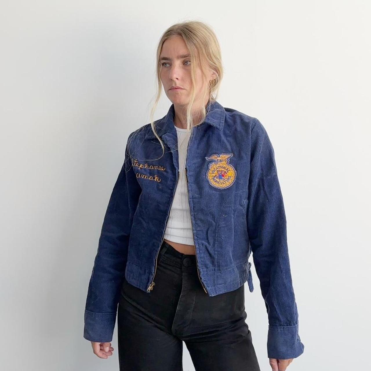 Vintage FFA jacket USA made Talon zipper Fits xs... - Depop