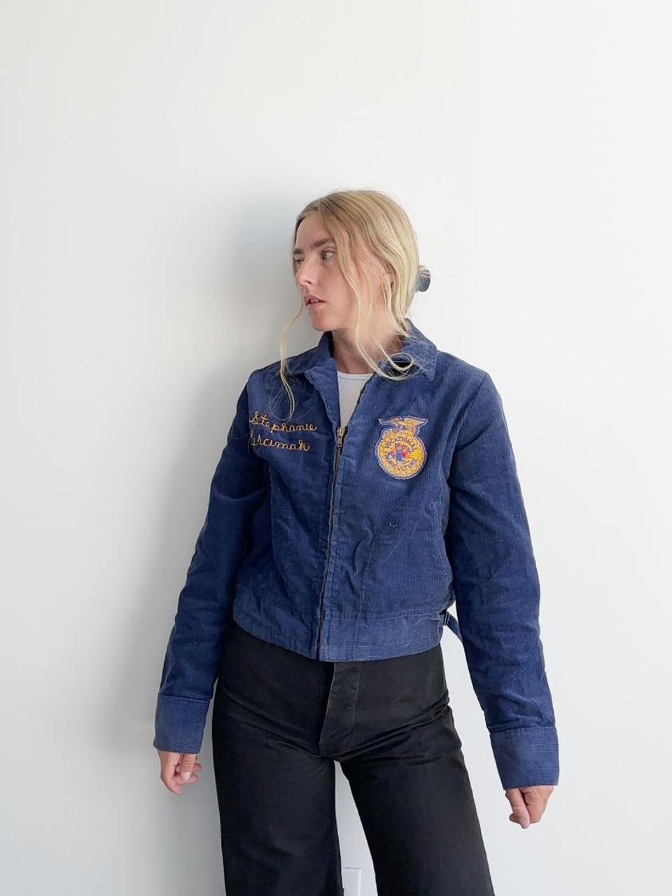Vintage FFA jacket USA made Talon zipper Fits xs... - Depop