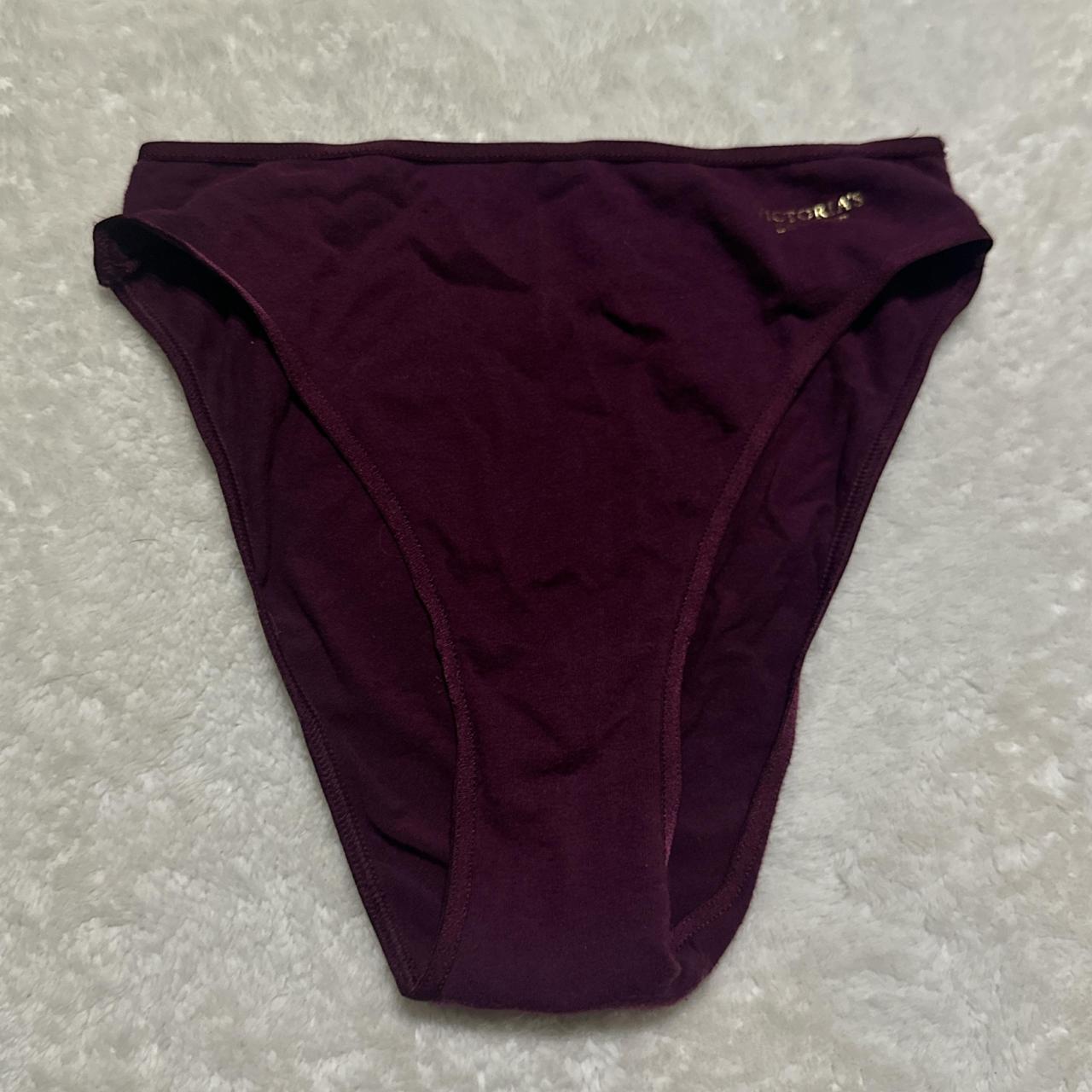 Victorias Secret deep purple high waisted cheeky... | Depop