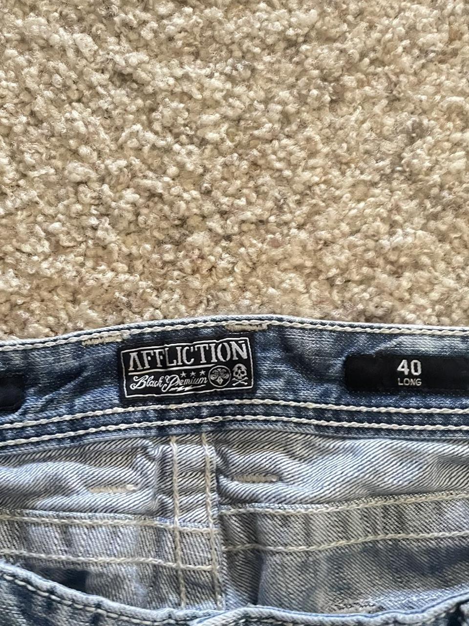 Baggy fit skater Affliction jeans‼️ Open to... - Depop