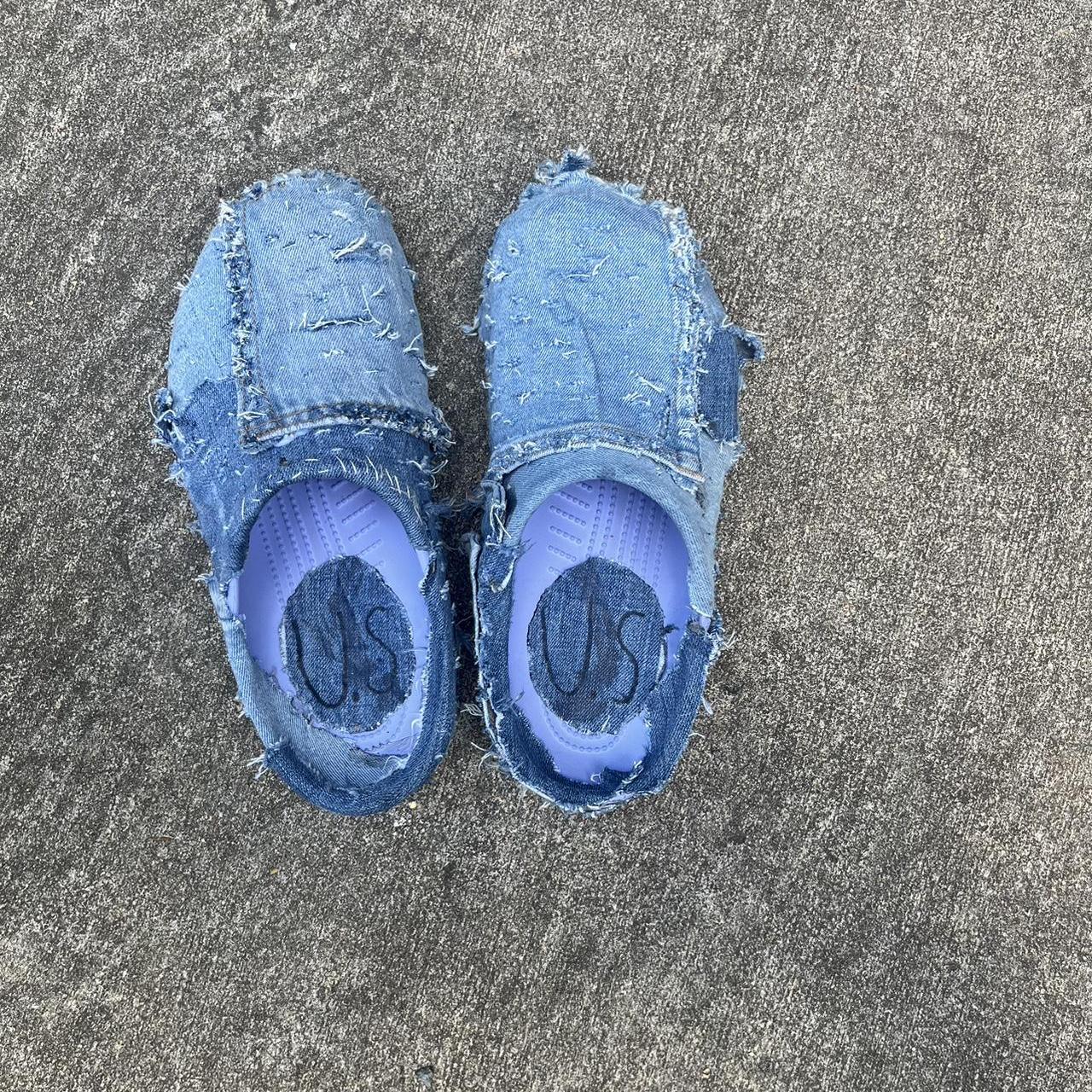 Denim clogs - Depop