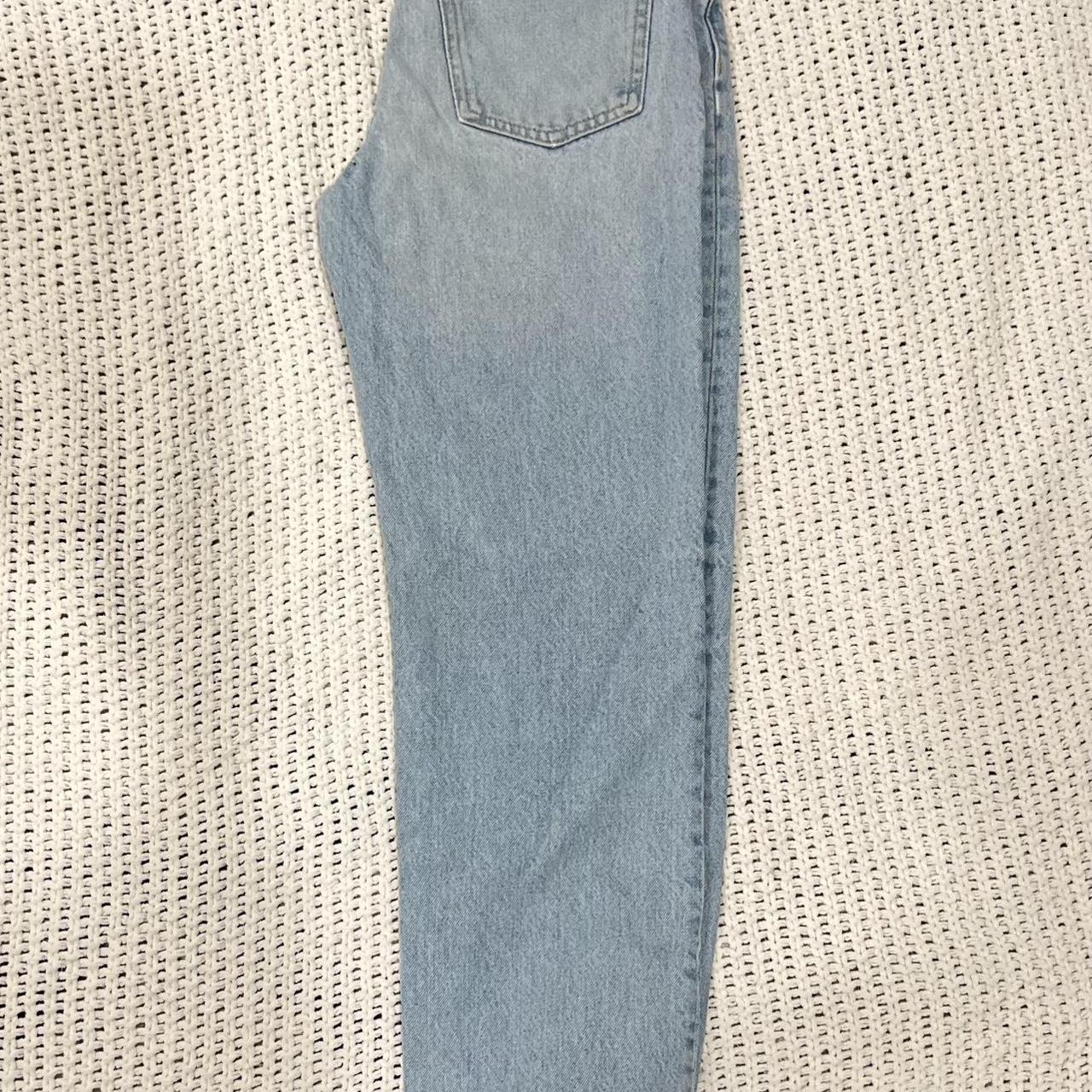 Zara High Rise Straight Jeans – Light Wash (US... | Depop