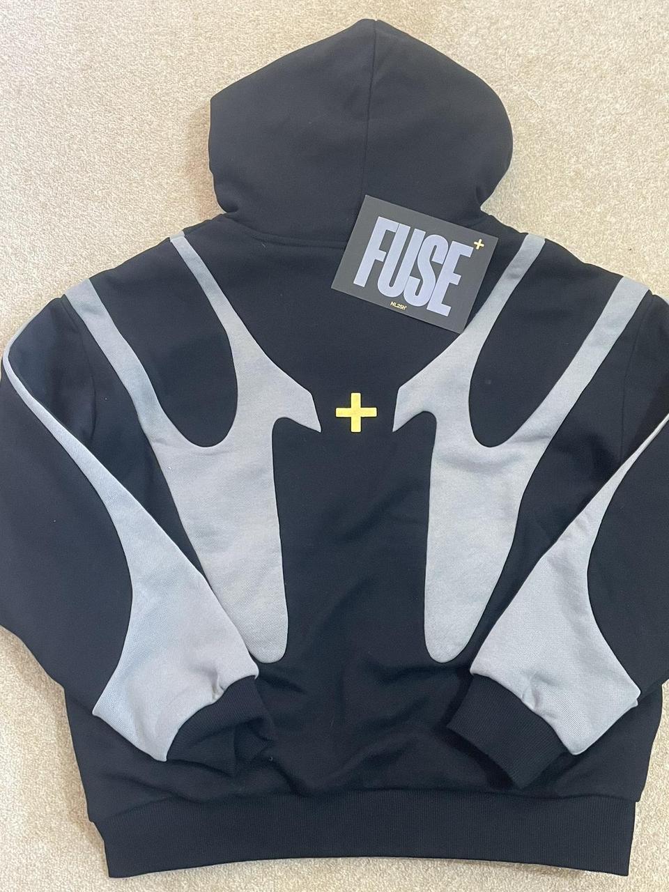 Night labs black zip up NL25h+ size medium - Depop