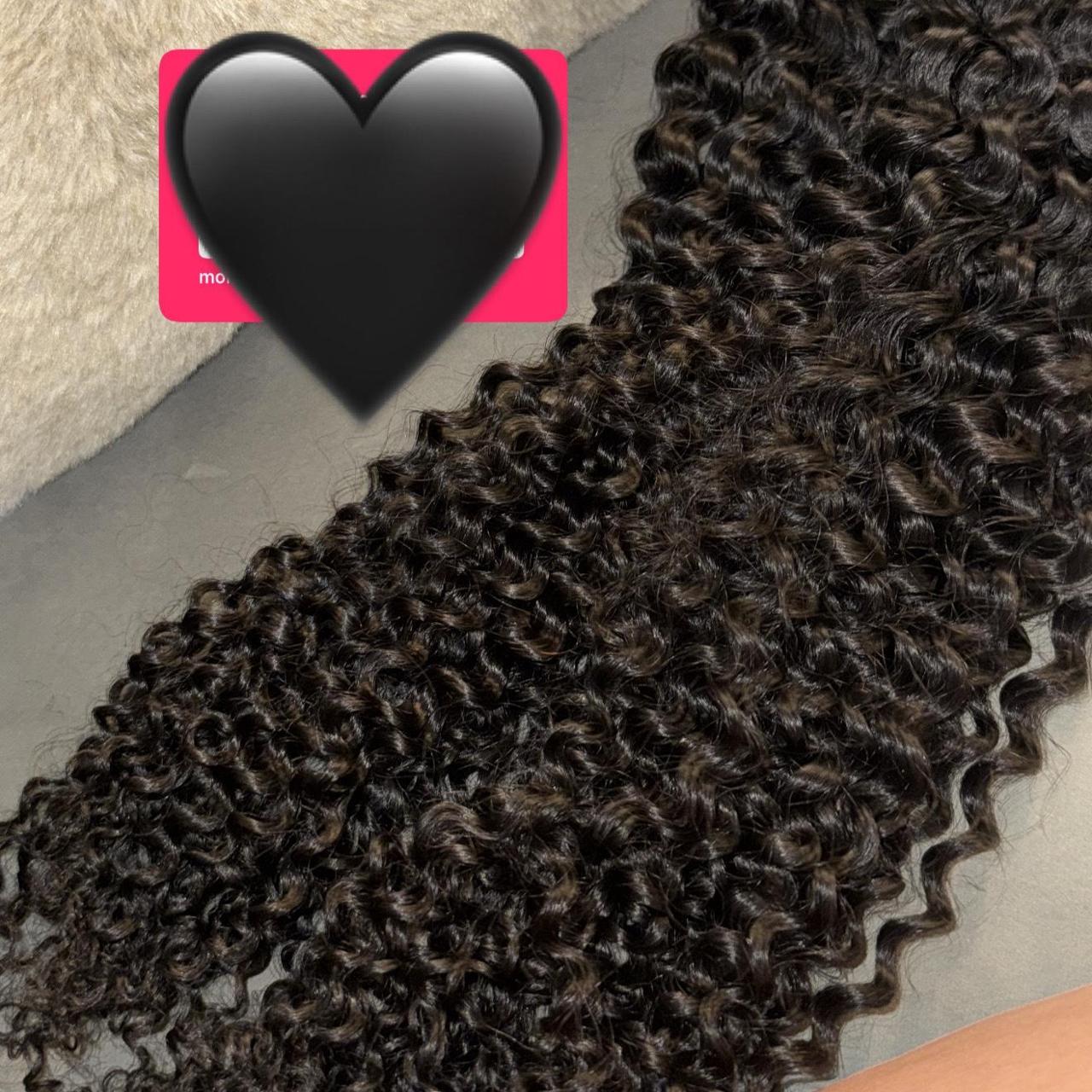 22 inch human hair curly clip in Burmese curly... | Depop