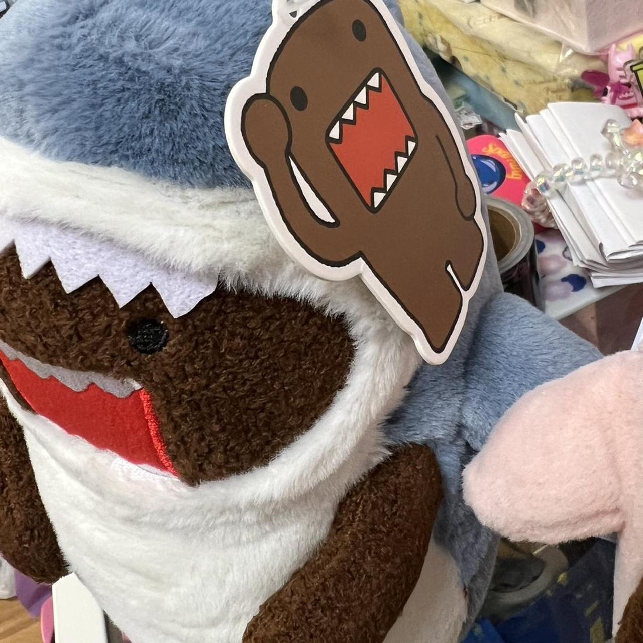 Cute Domo cosplay Shark plush About 20cm - Ship... | Depop