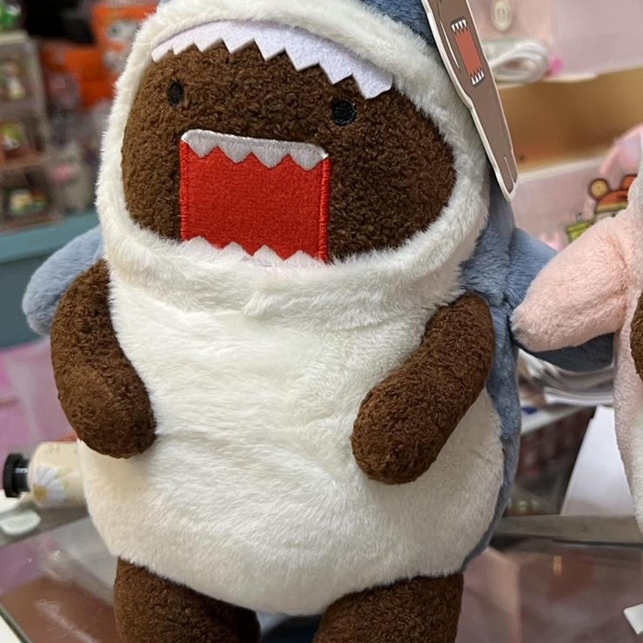 Cute Domo cosplay Shark plush About 20cm - Ship... | Depop