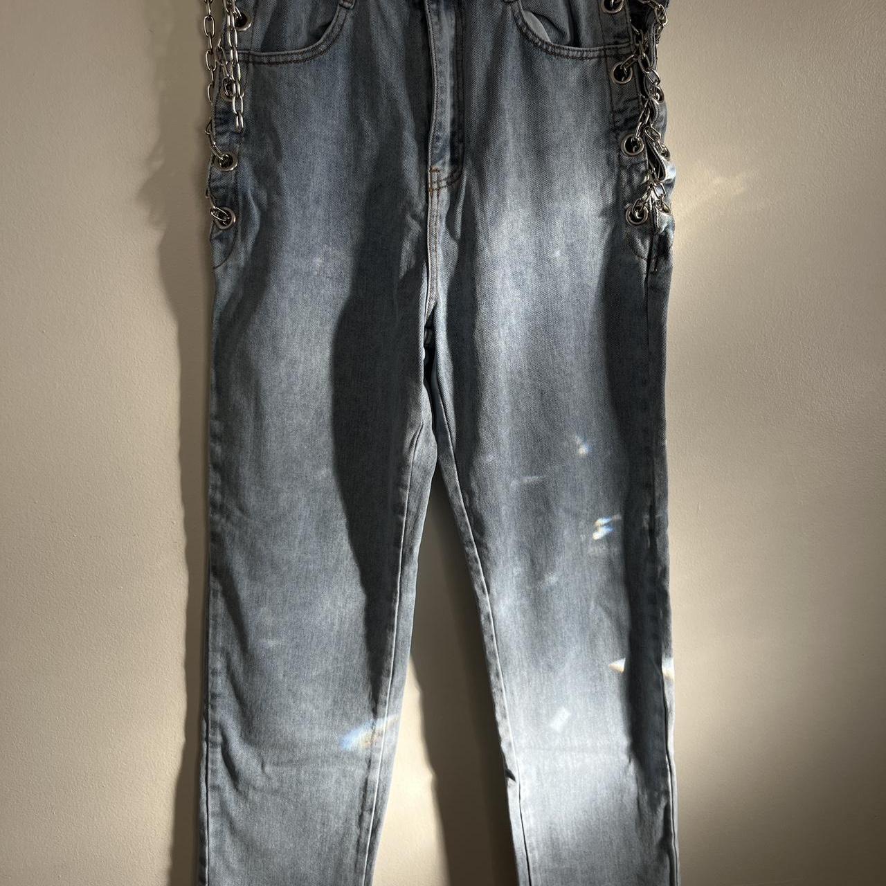 Breaking Chains Denim Straight Jeans by Fashion Nova... | Depop