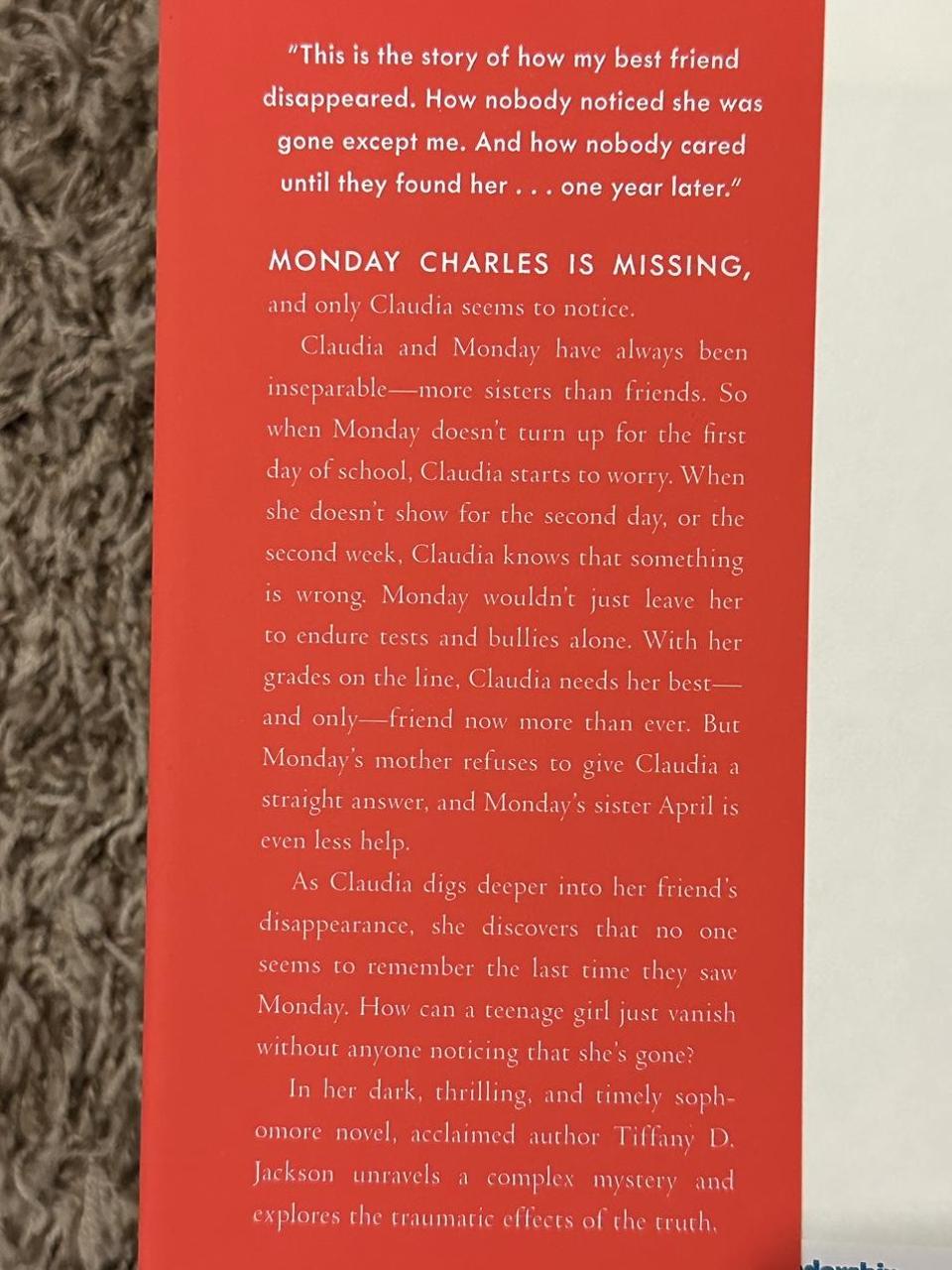 Mondays Not Coming book by Tiffany D.... - Depop