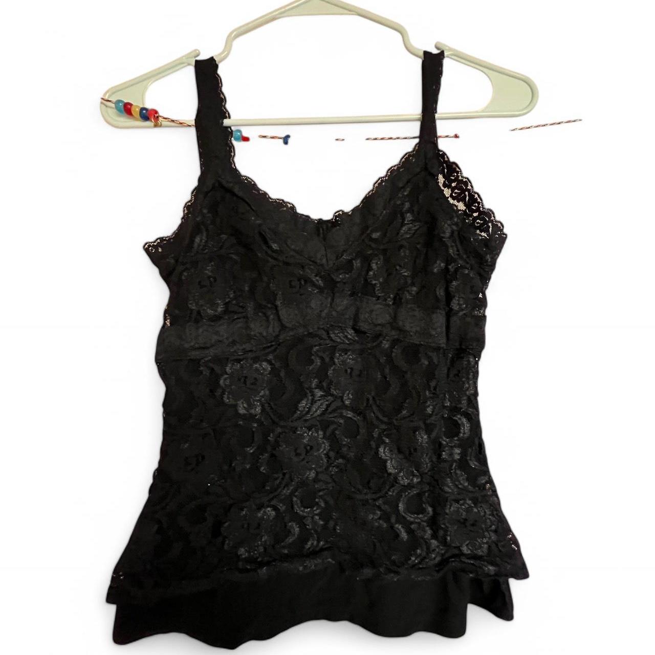 beautiful valerie stevens layered tank with black... | Depop