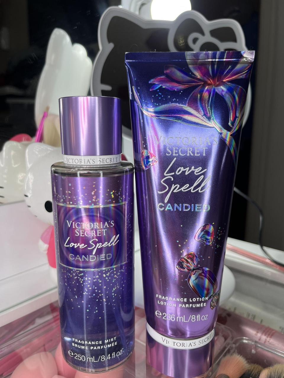 Victoria's Secret Love Spell Candied perfume body... - Depop