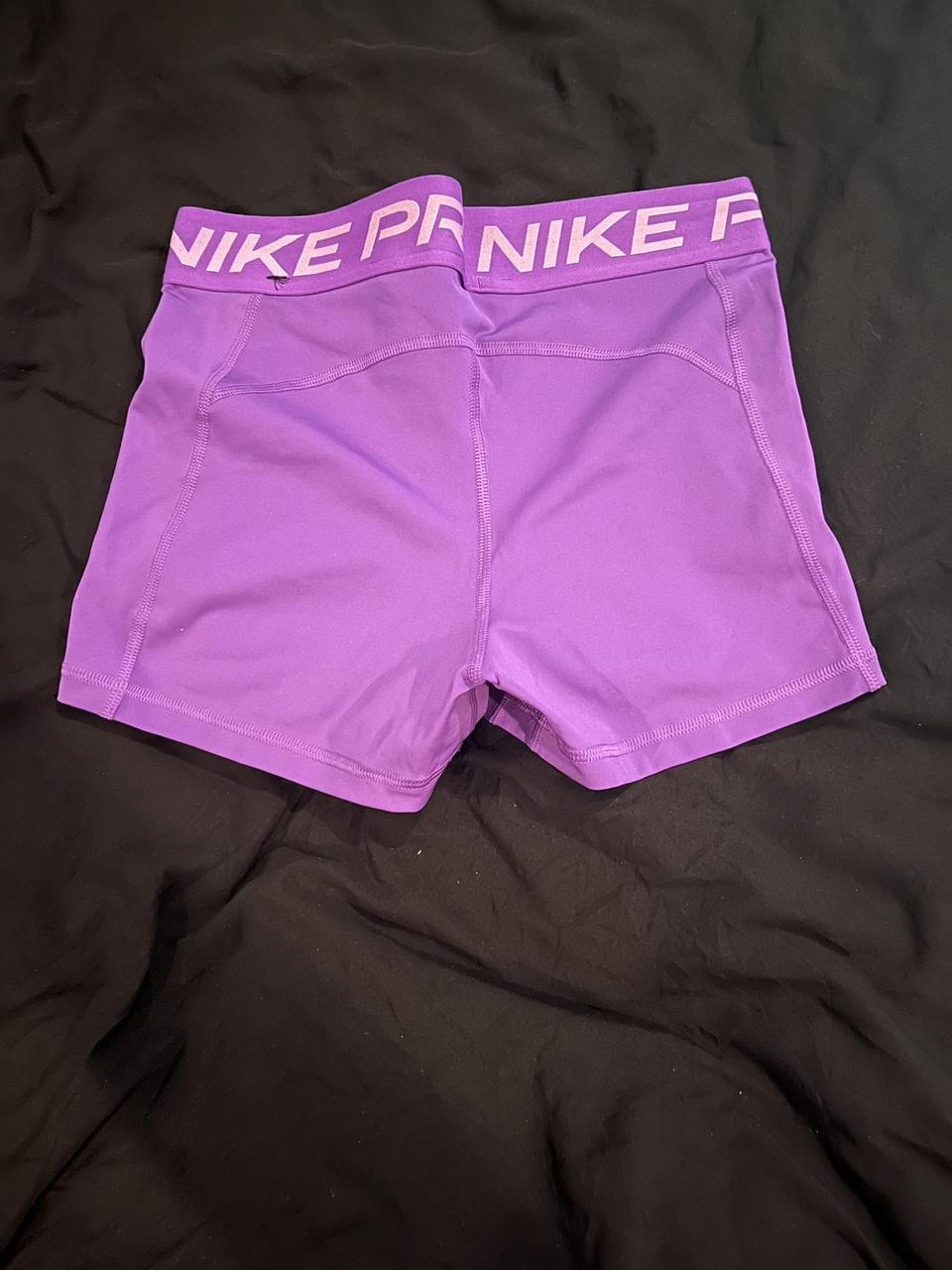 pretty purple nike pros - Depop