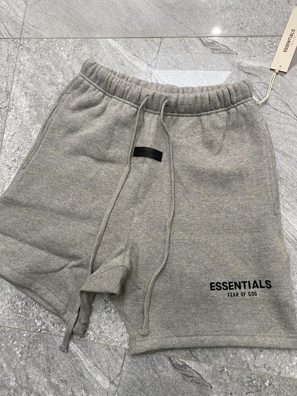 FOG Essential SS22 Dark oatmeal ss22 shorts size xs... - Depop