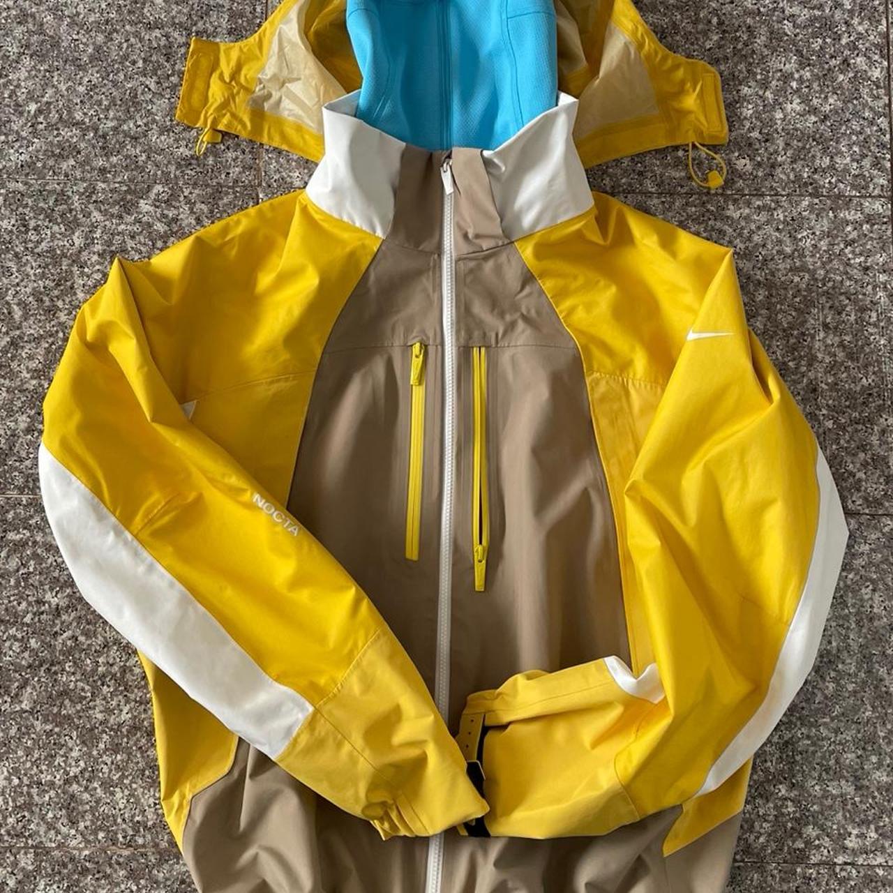 NIKE NOCTA Yellow and brown jacket w/ ski mask... | Depop
