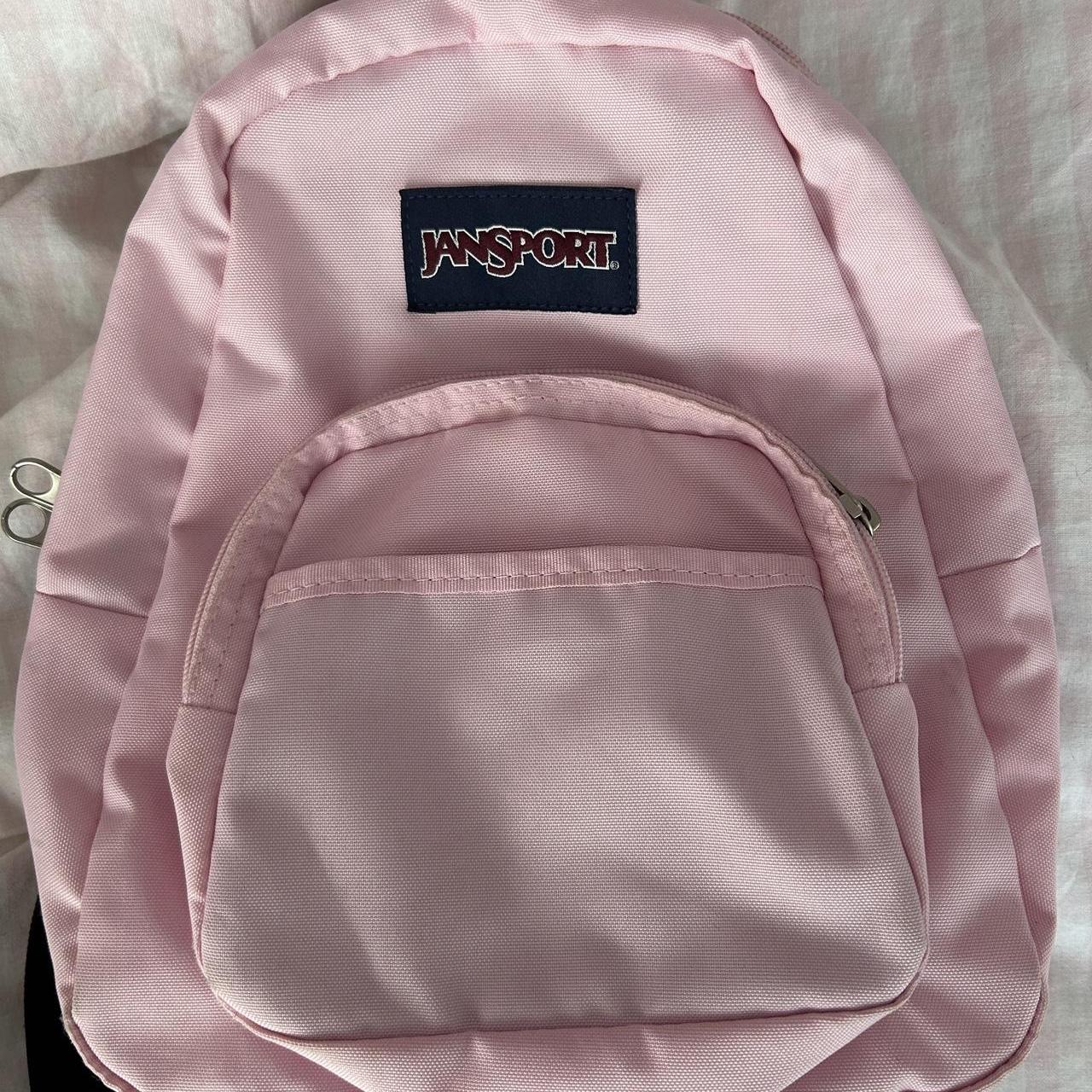 Jansport baby pink mini backpack 🩰🎀🌸 Condition-... - Depop