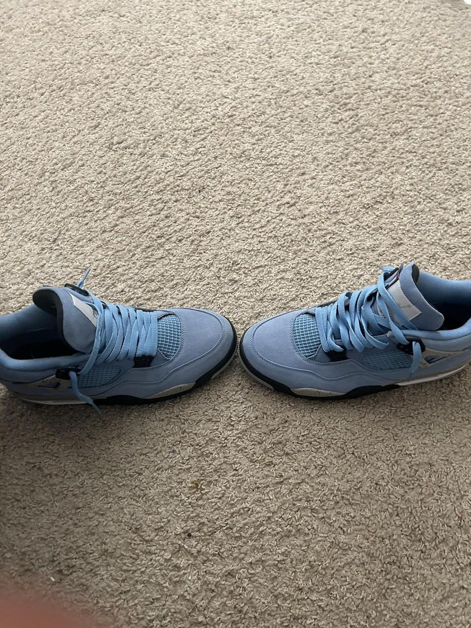 unc jordan 4 Got them for birthday but didn’t want them - Depop