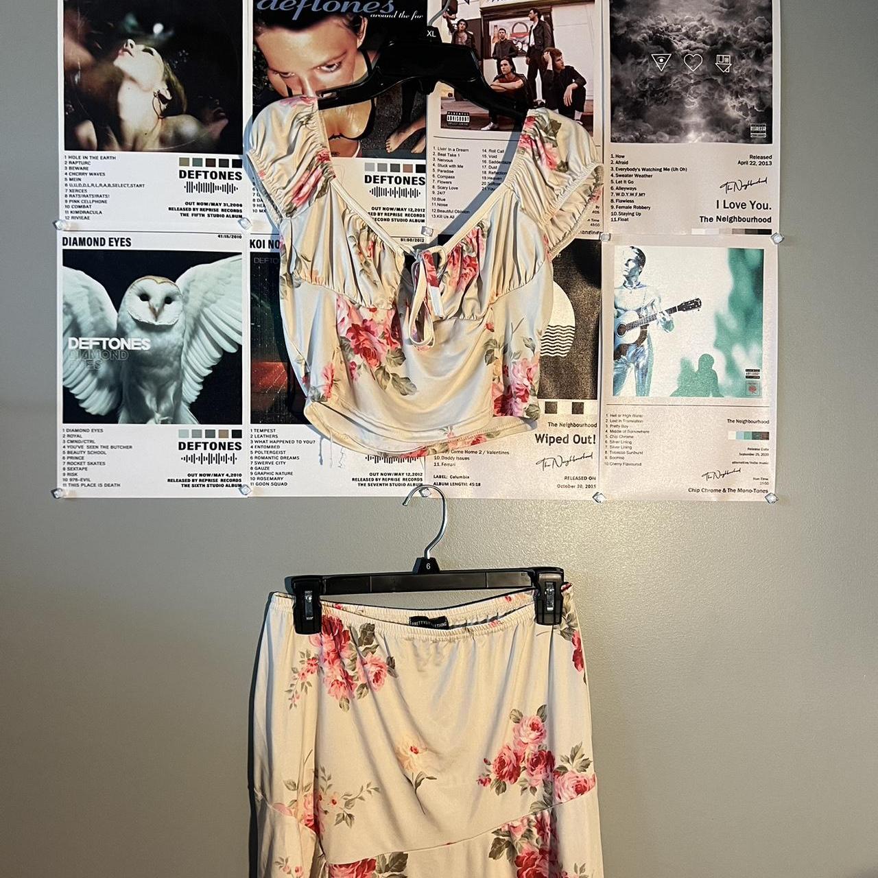 PLT floral matching set #matchingset #skirtset... - Depop