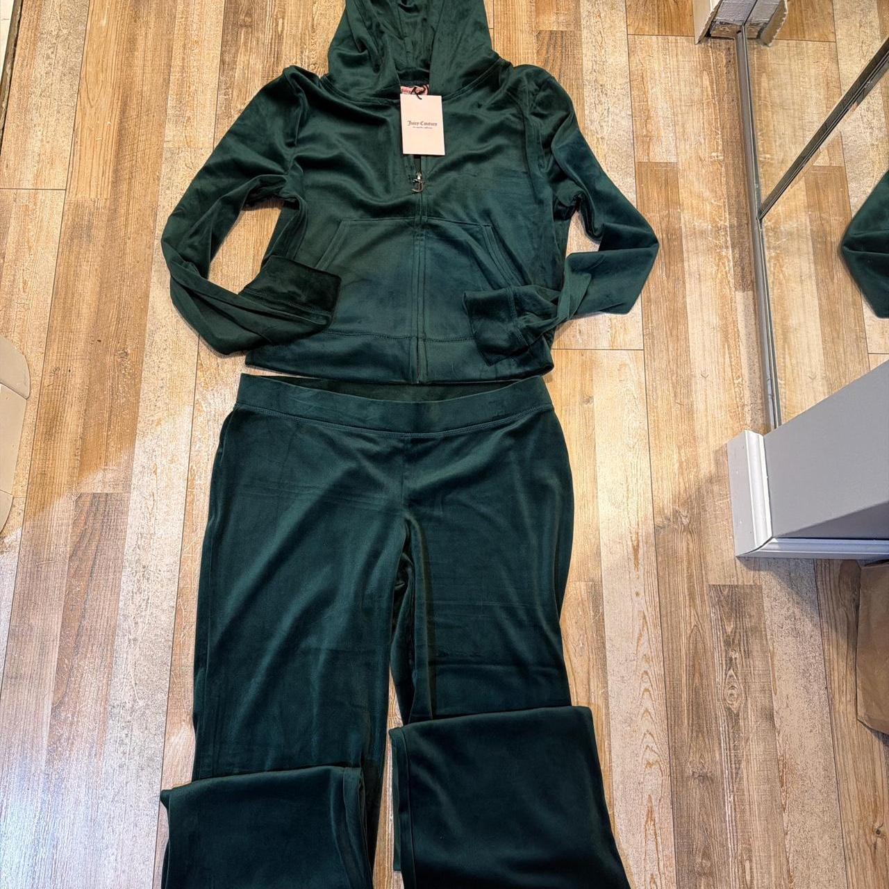 JUICY COUTURE Bling Velour Tracksuit Jacket & Pants... | Depop