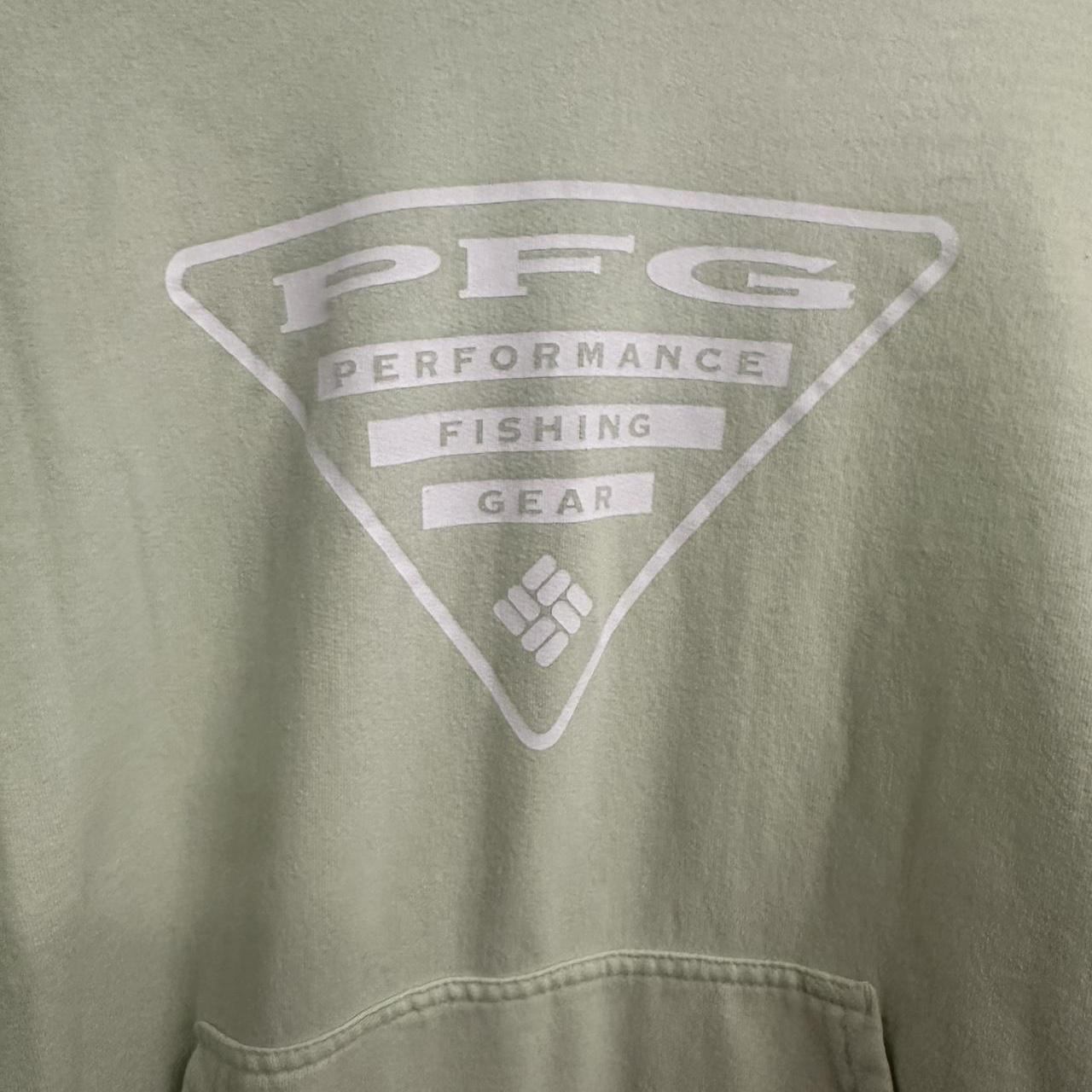 Light Green and white PFG (professional fishing... | Depop