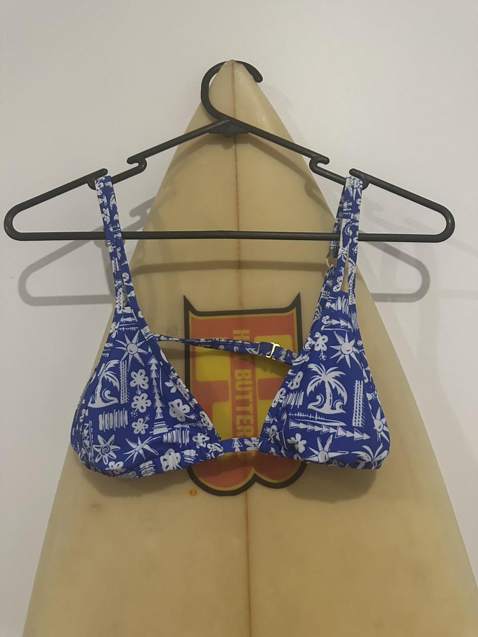 Kulani kini Caribbean blues bikini top Size medium,... - Depop