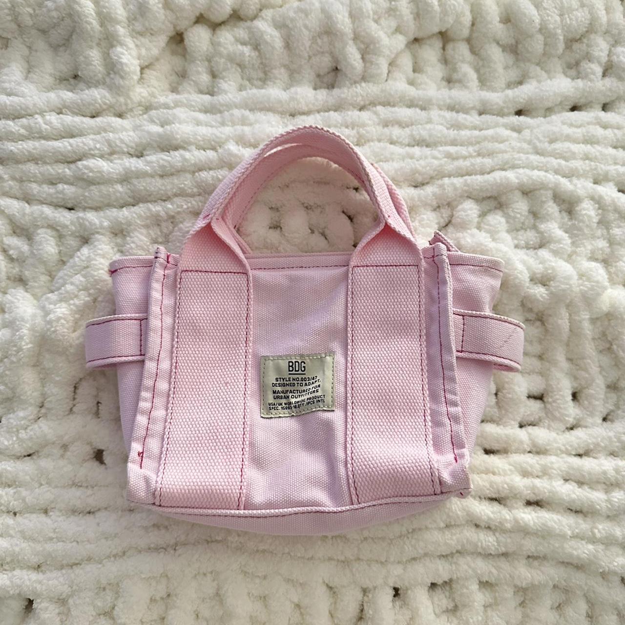 pink mini bag comes with attachable bag strap urban... | Depop