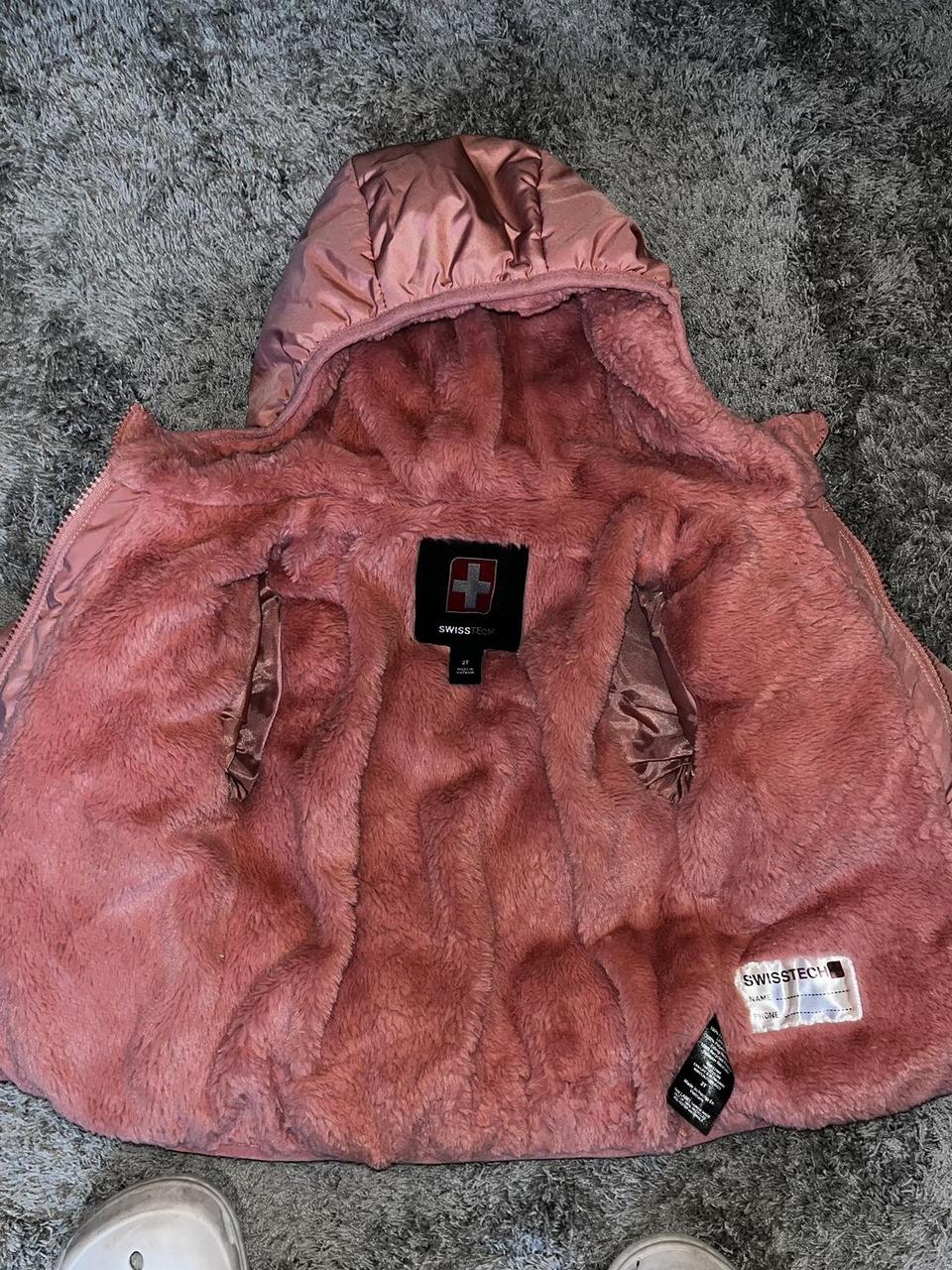 Girls Swiss Tech Pink Winter Jacket Size:... - Depop
