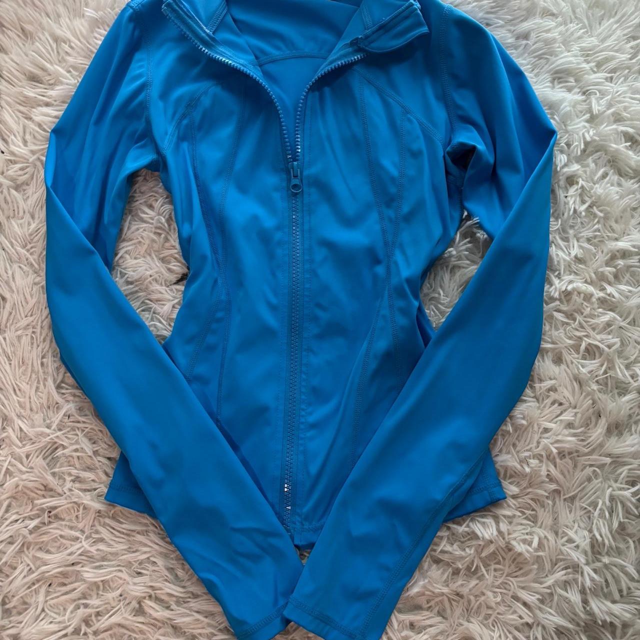 Blue lululemon define jacket dup€ size xs pretty... - Depop