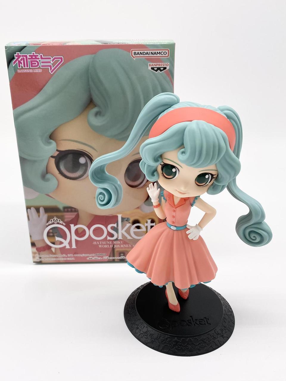 QPosket Hatsune Miku World Journey Figurine Bandai... - Depop