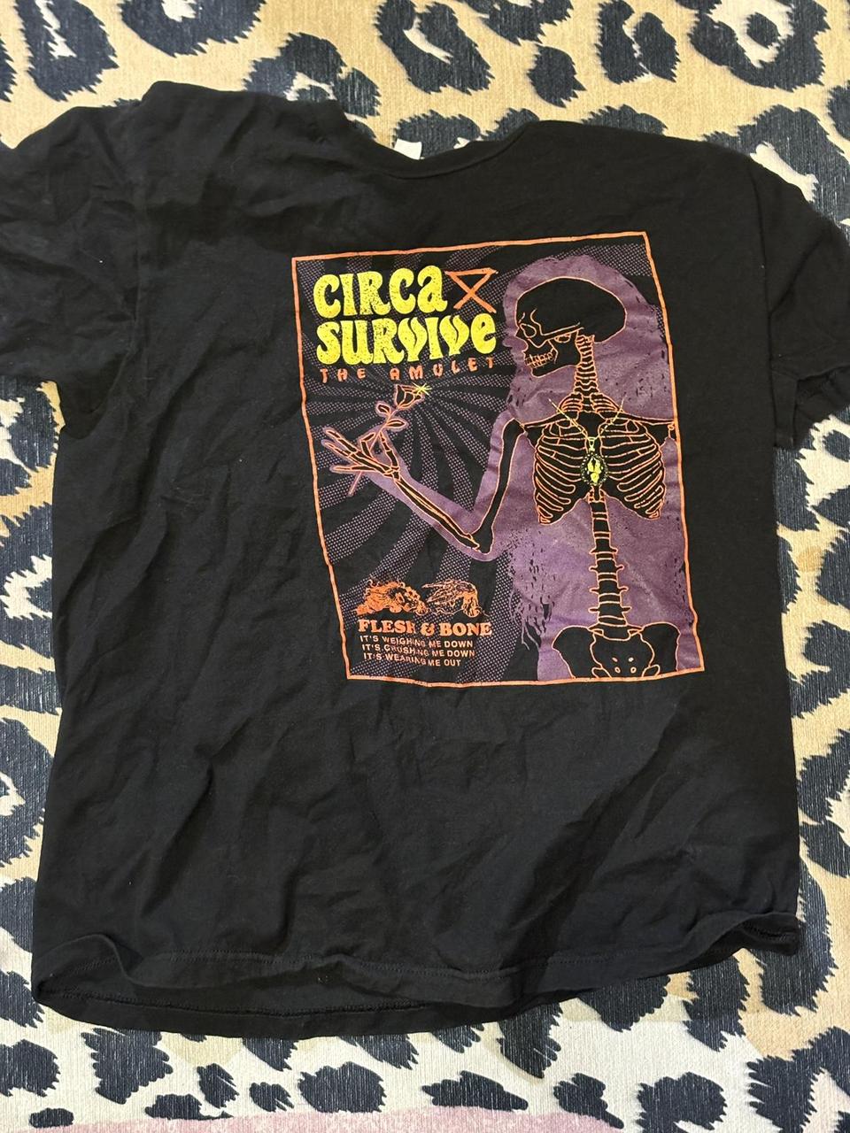 Circa survive skull t-shirt - Depop