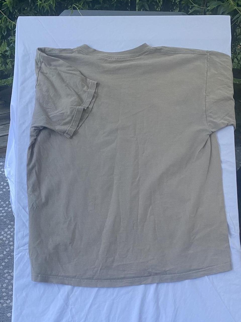 Large The Thing tan t-shirt - Depop