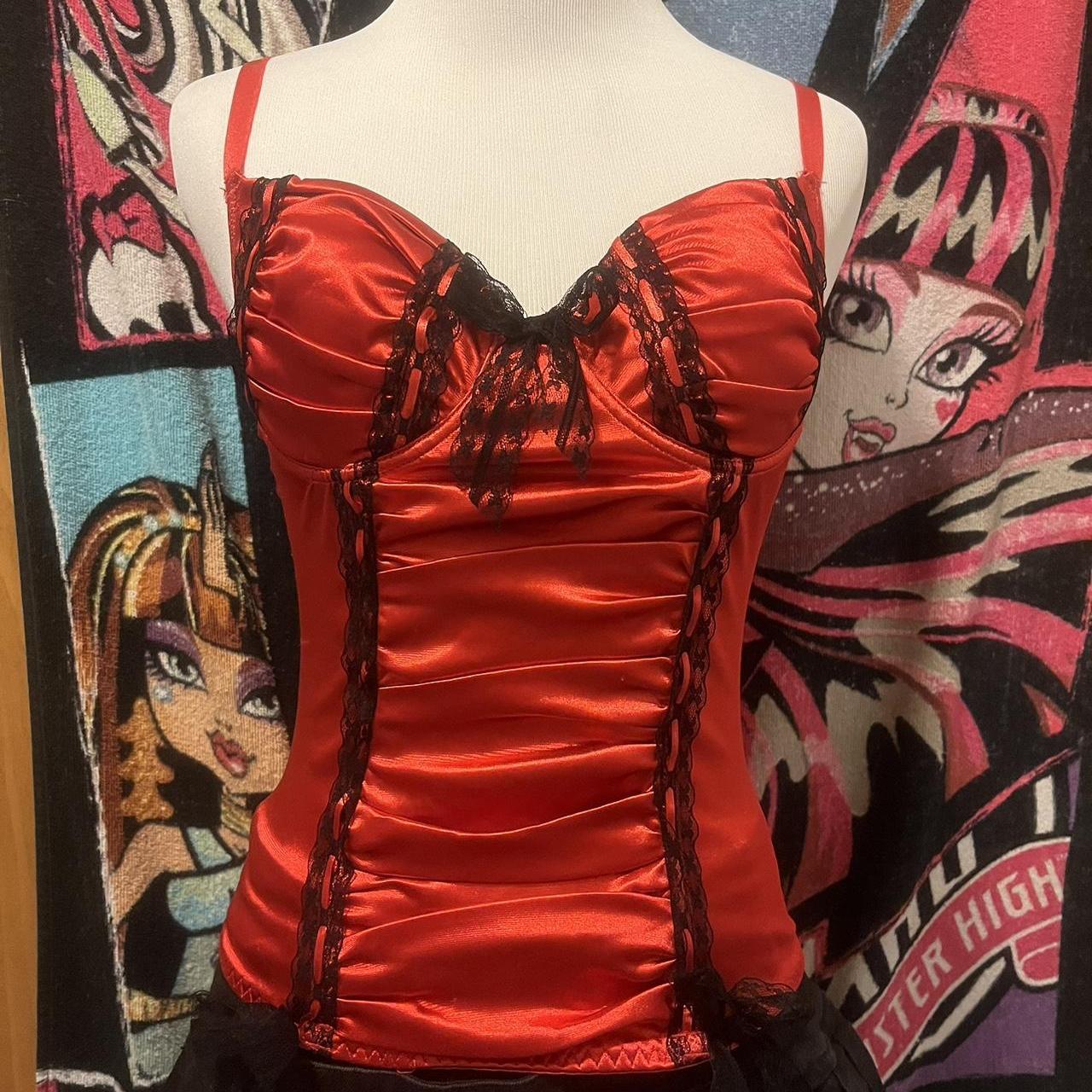 pet friendly home! morbid threads corset. fits like... | Depop