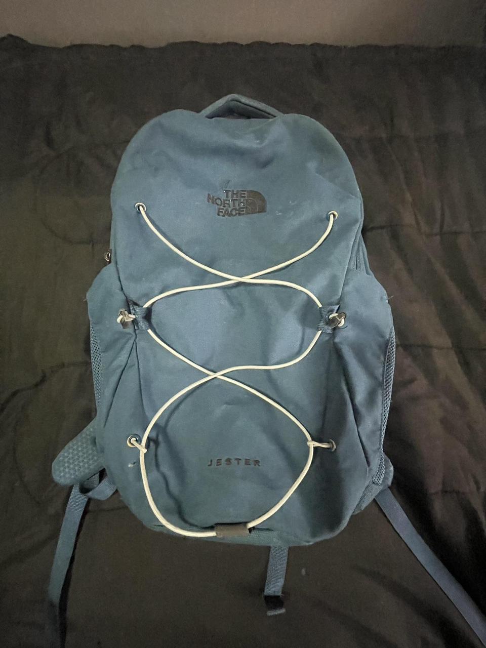 The North Face Jester blue backpack - Depop