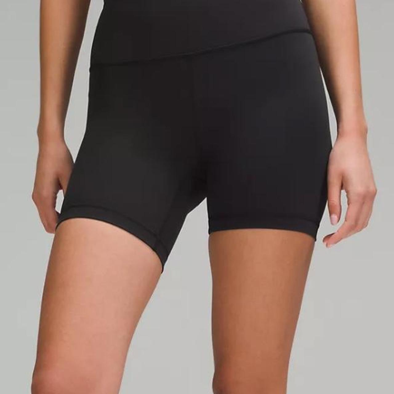 Lululemon align black biker shorts 6” Never worn,... - Depop