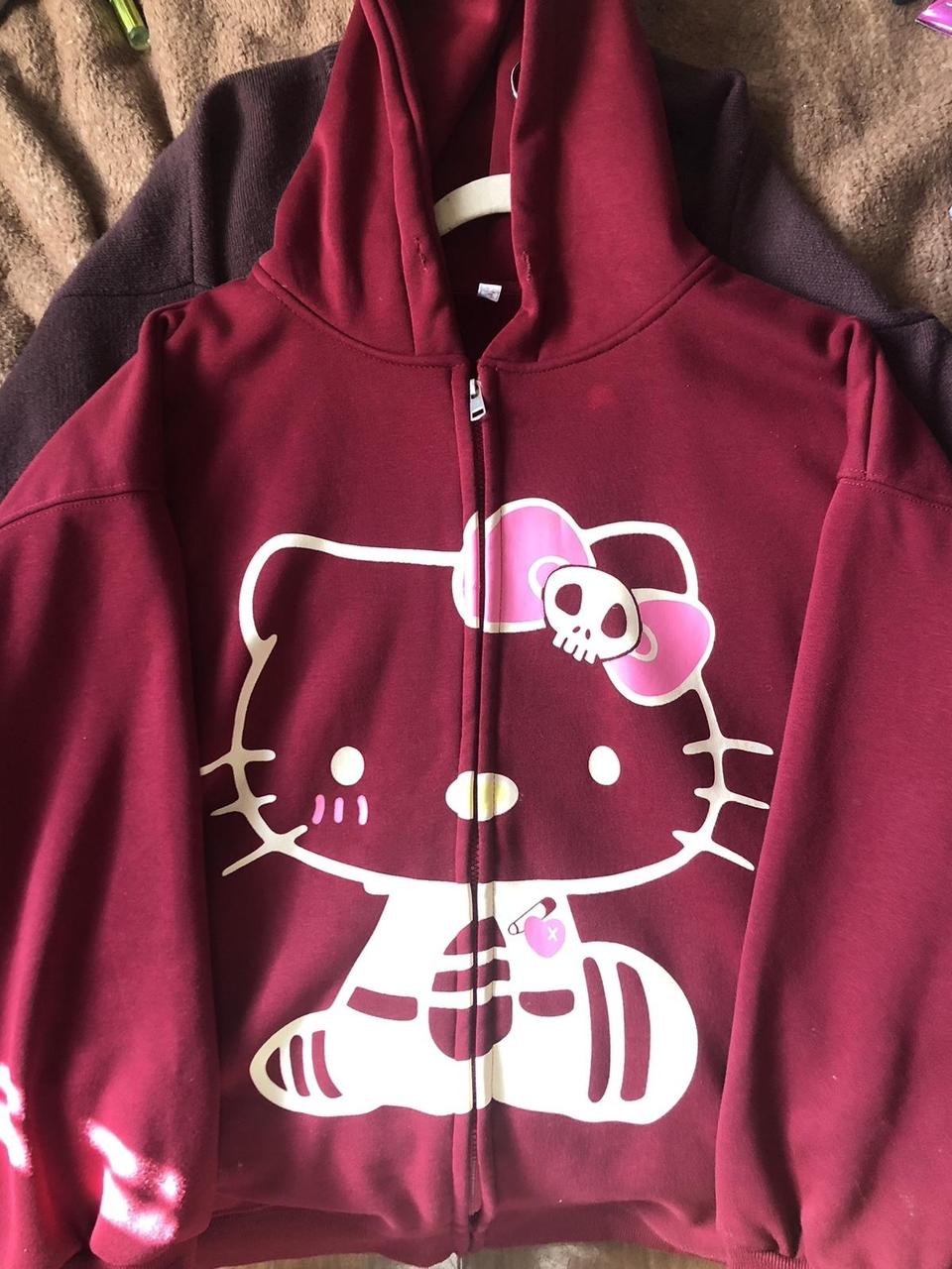 hello kitty jacket worn out once, bought from a... - Depop