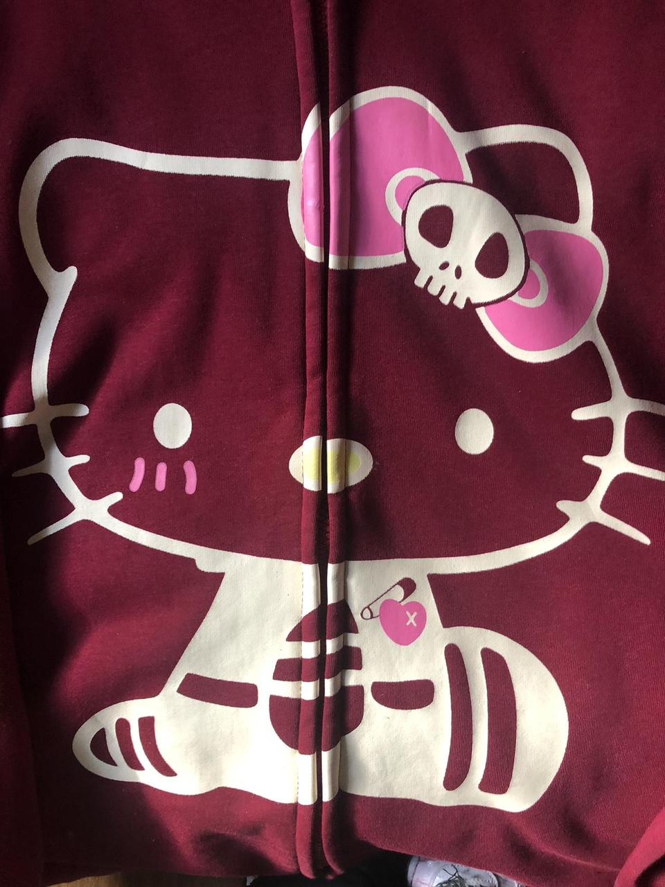 hello kitty jacket worn out once, bought from a... - Depop