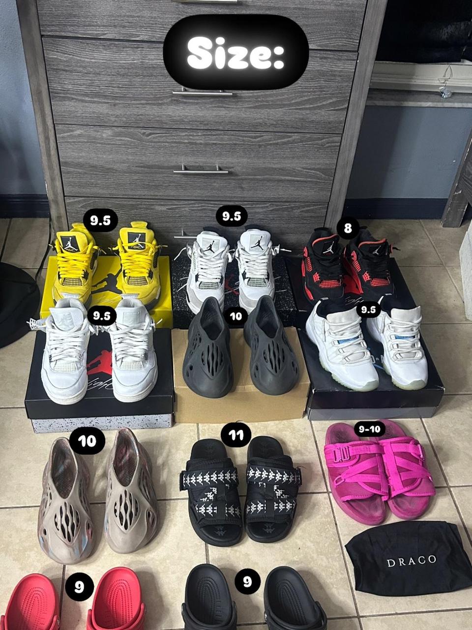 Draco slides size (9-10) •inside can be cleaned •... - Depop