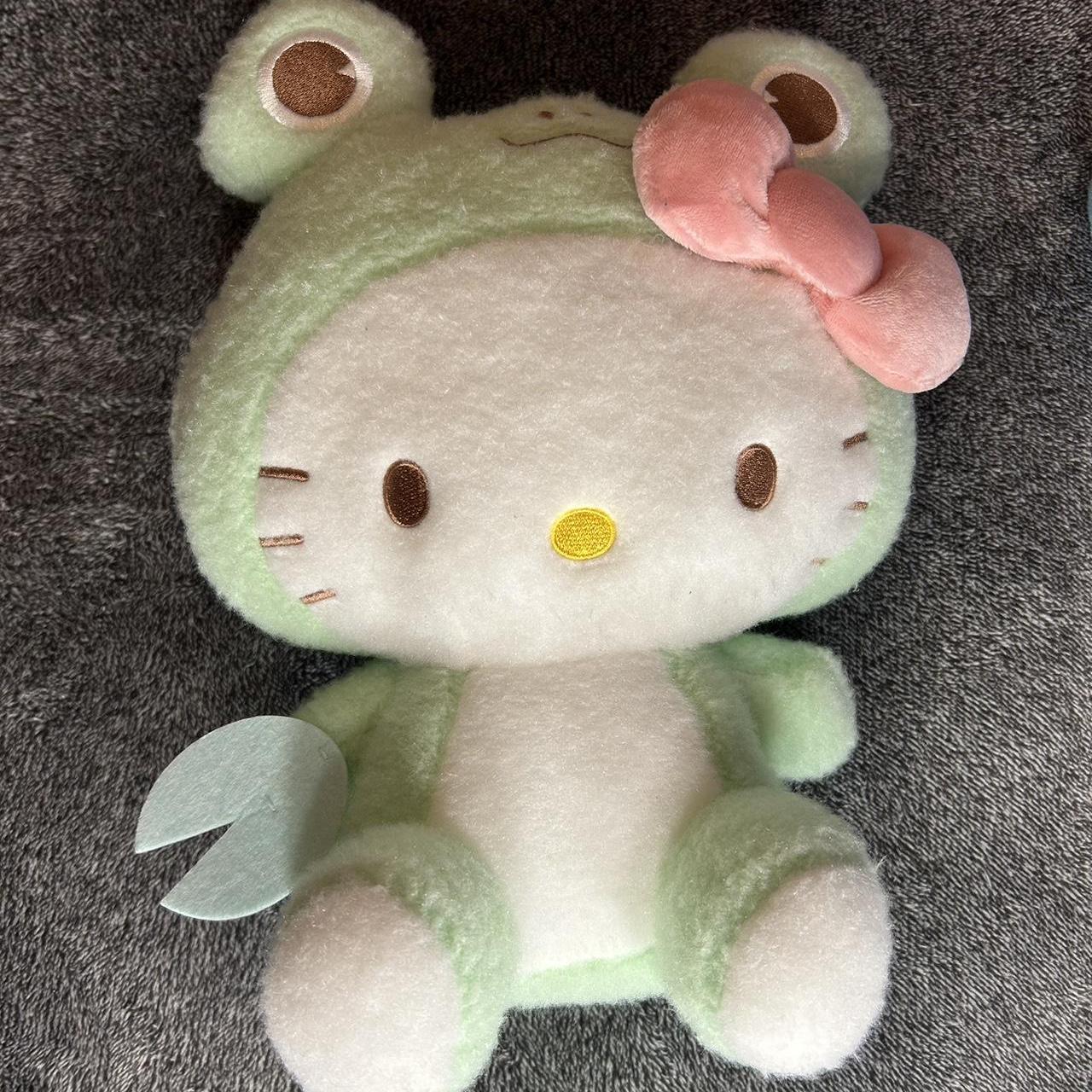 hello kitty frog suit plush! - super cute - brand... - Depop