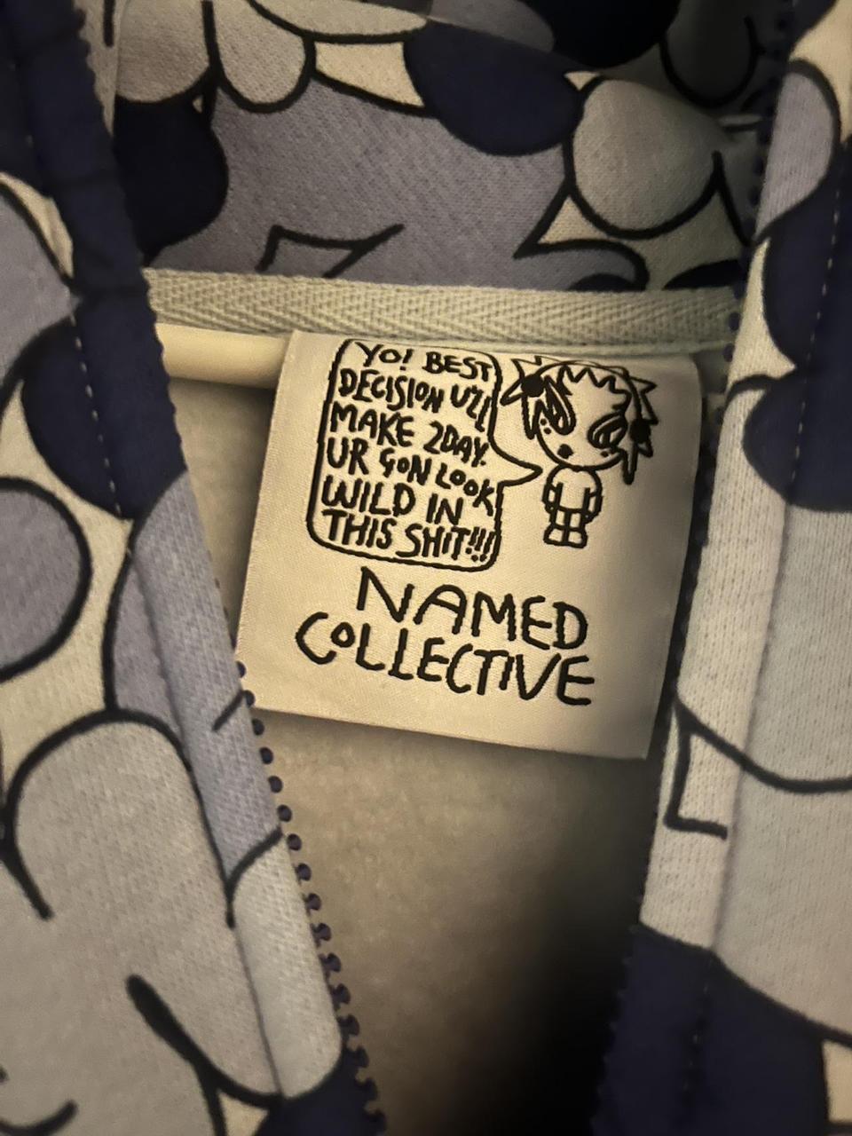 Named Collective GRAFFITI CAMO ZIP HOODIE FROZEN... - Depop