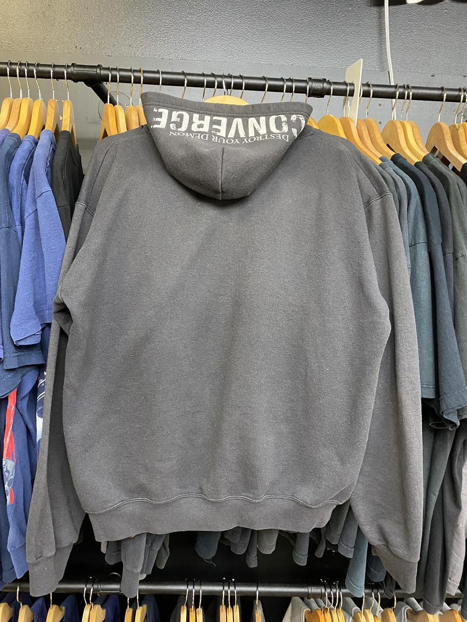Vintage Converge Band Zip Up Hoodie sz L - Depop