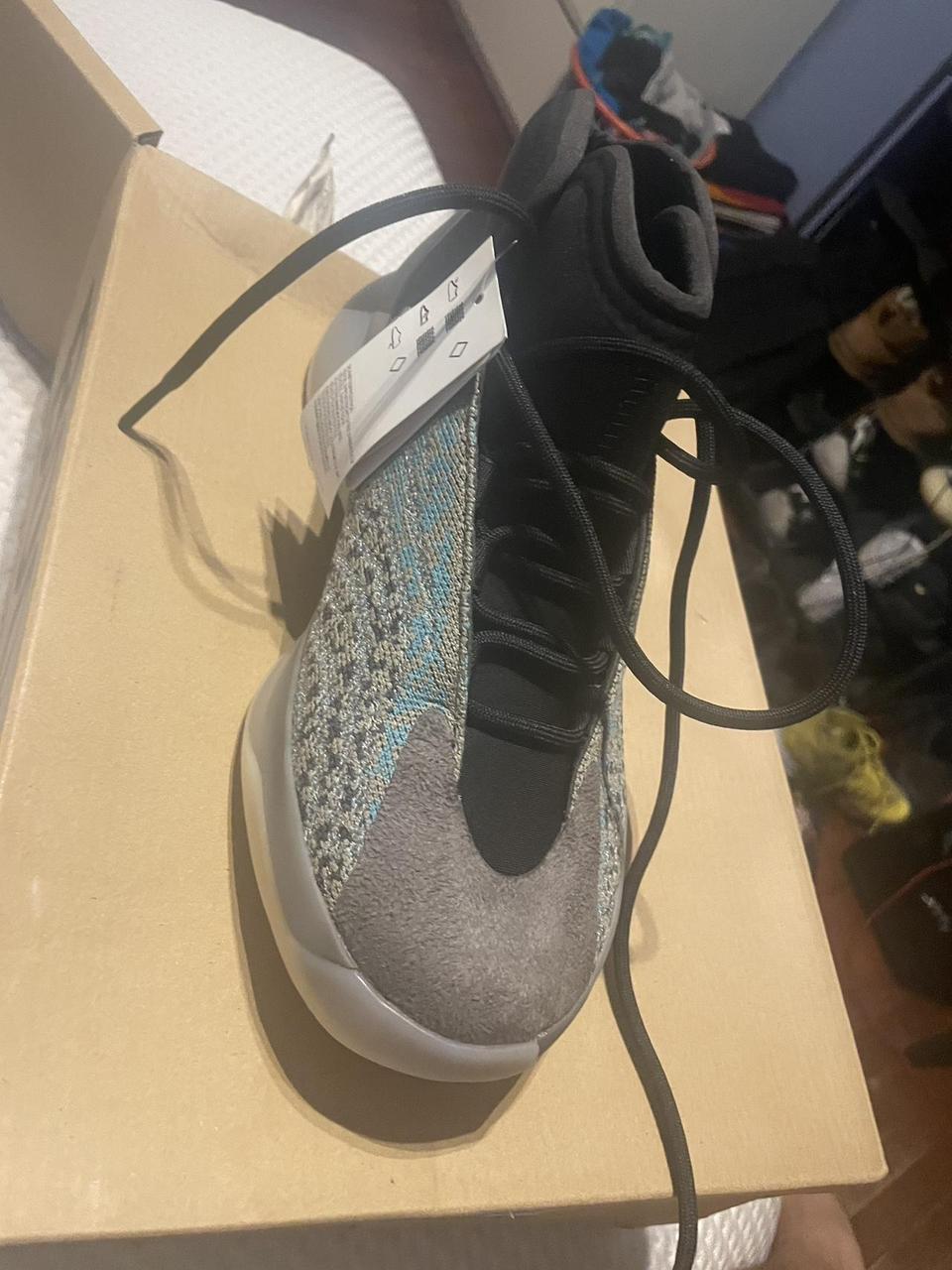 Brand new Yeezy basketball shoes. Box is damaged the... - Depop