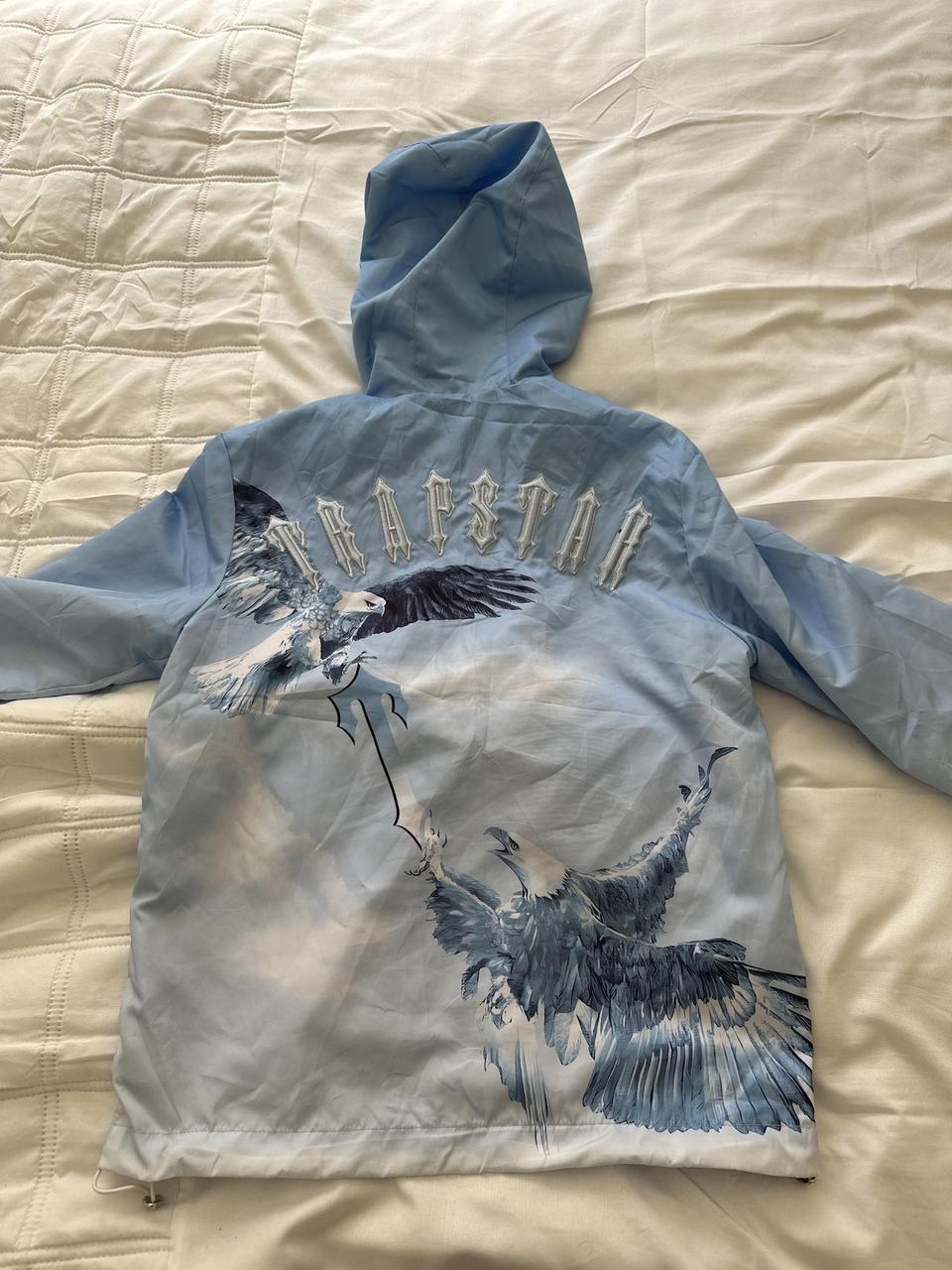 Trapstar windbreaker blue eagle (size s) - Depop