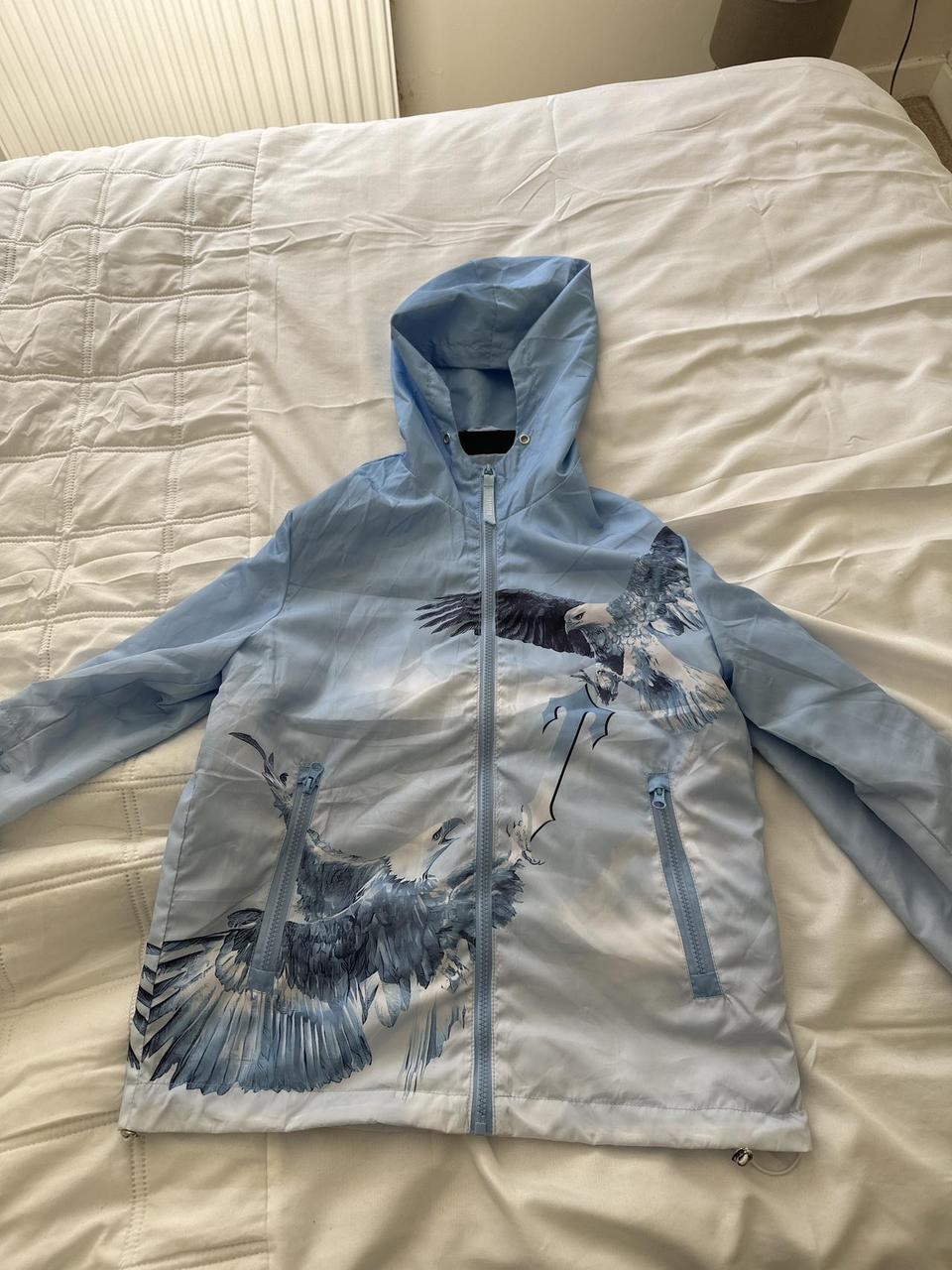 Trapstar windbreaker blue eagle (size s) - Depop