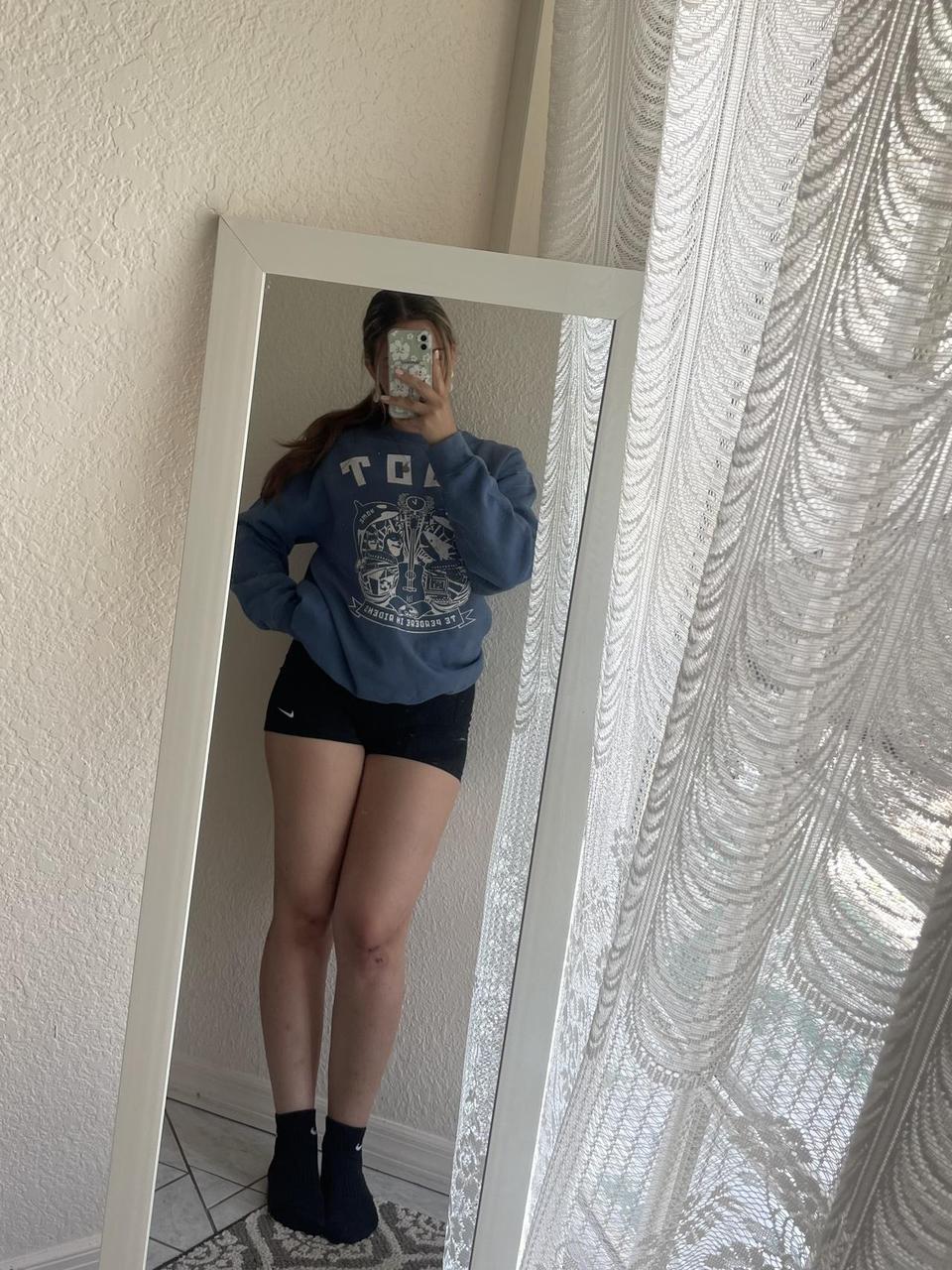 wilbur soot light blue comfy sweatshirt! some mild... - Depop