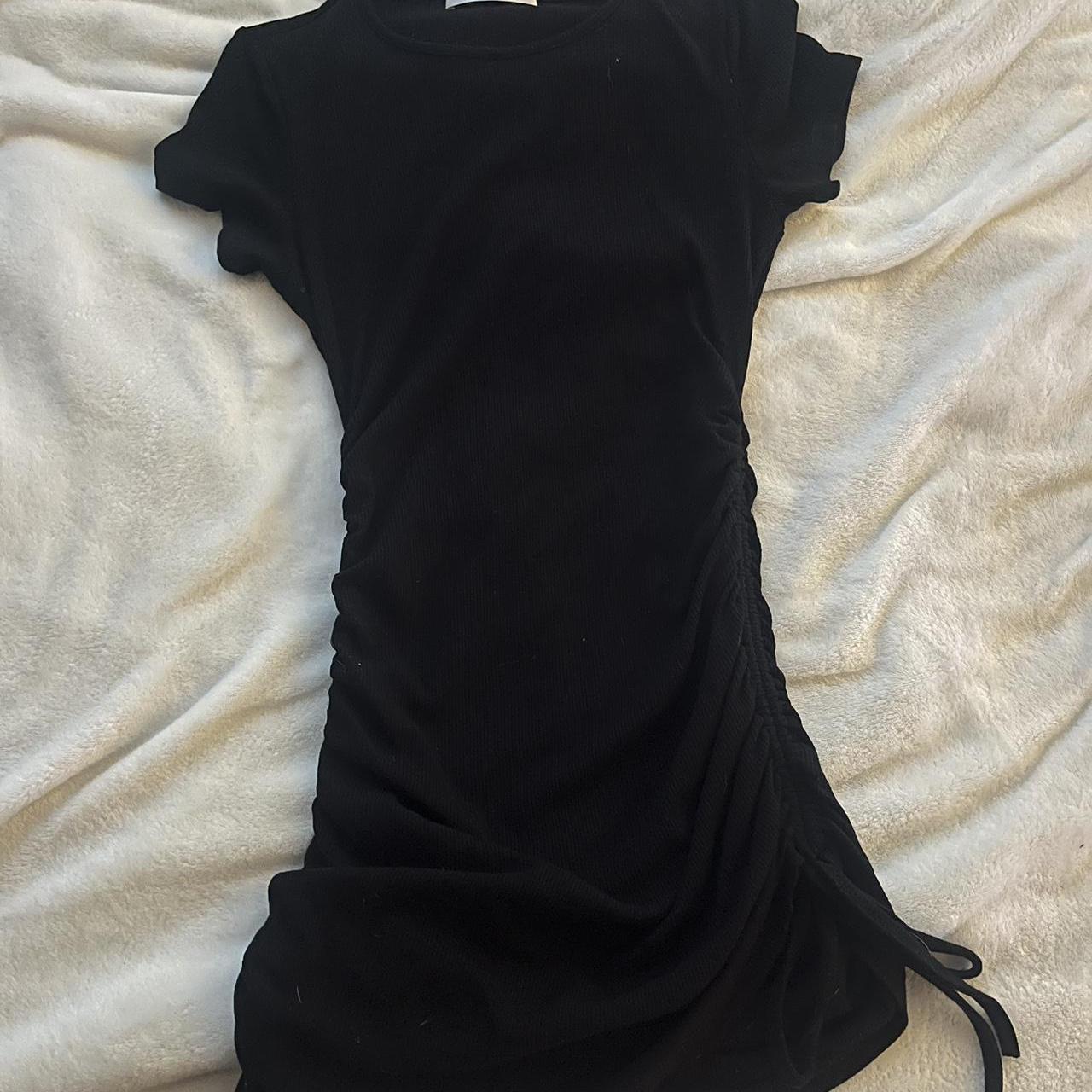 singed tight black dress - Depop